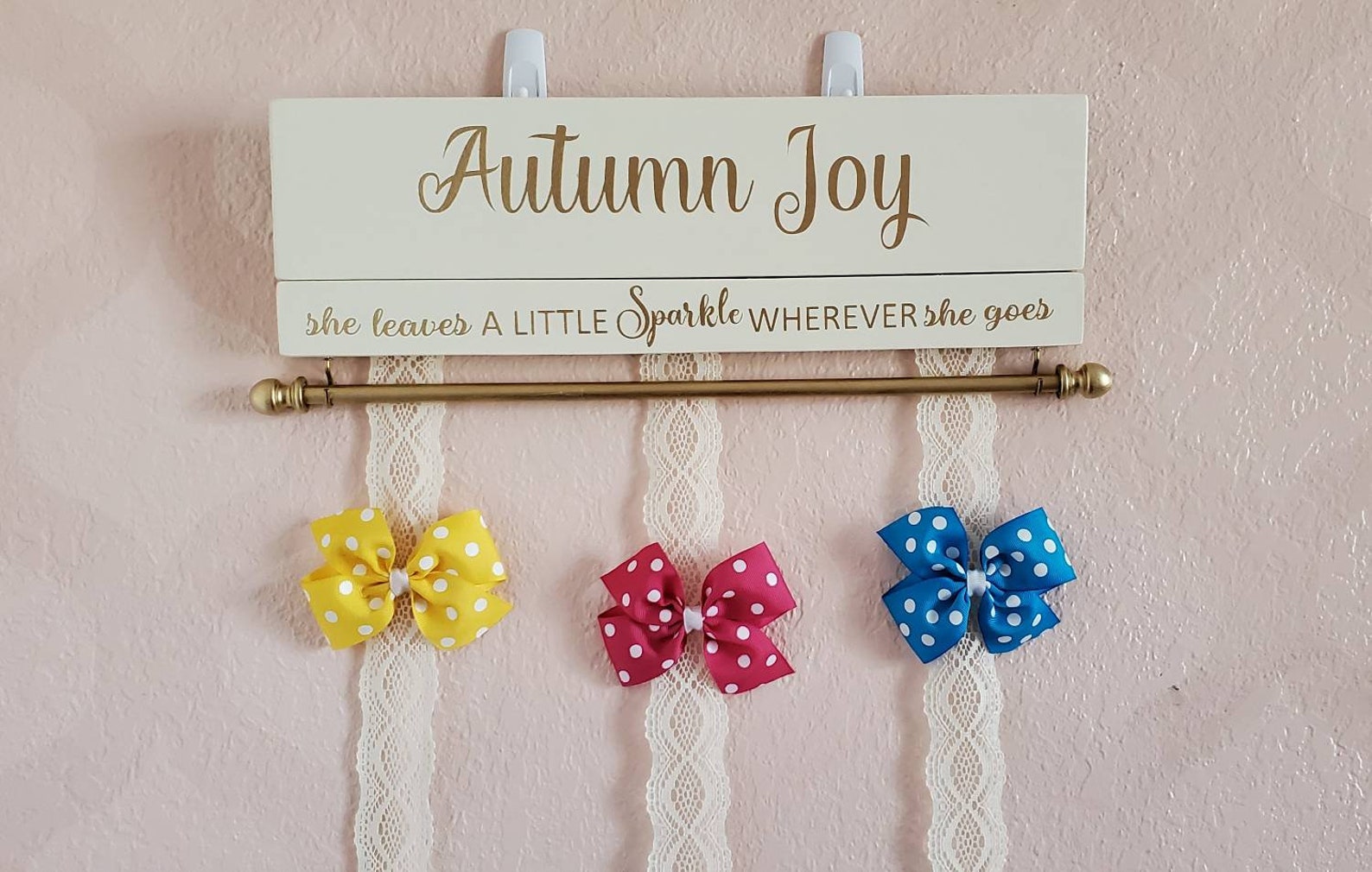 Bow Holder for Girls Toddler Girl Room Decor Hair Clip - Etsy