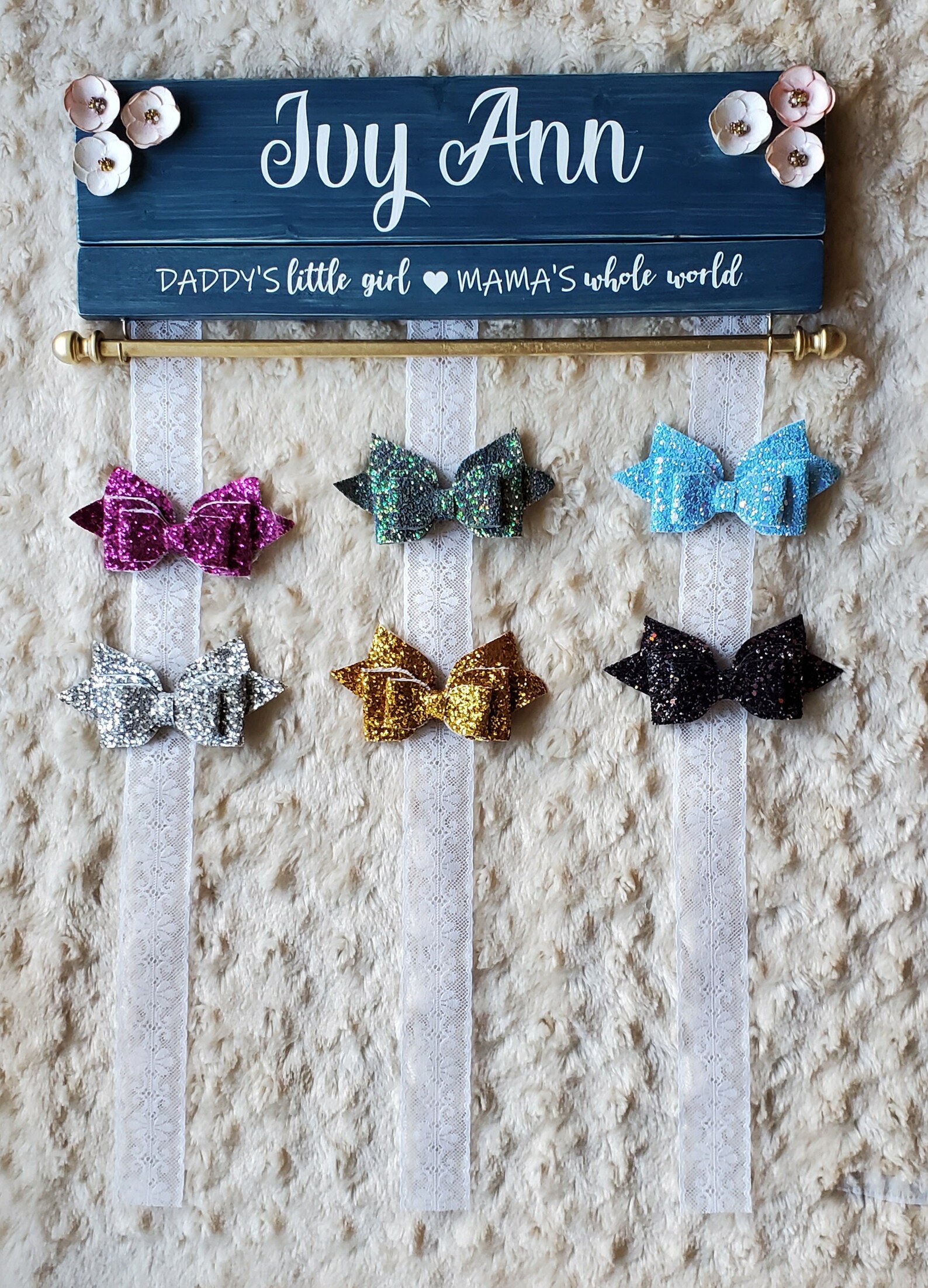 Bow Holder for Girls Toddler Girl Room Decor Hair Clip - Etsy