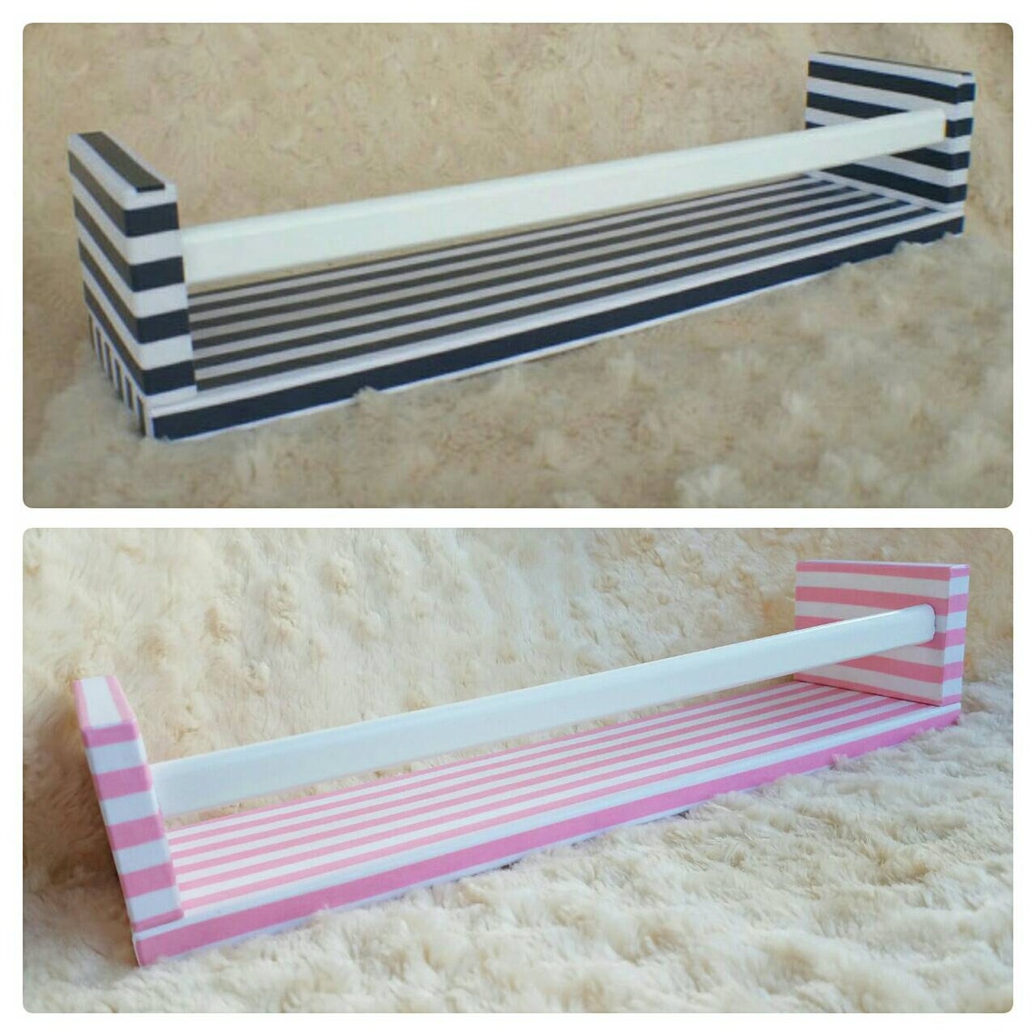 Colorful Stripes Pattern Children's Book Wall Shelf/ Wall - Etsy