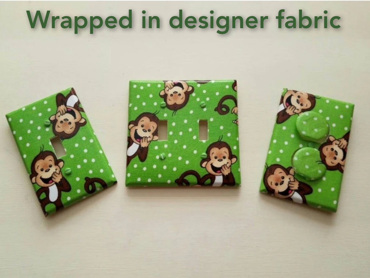 Monkey Light Switch Outlet Cover Switch Plate Cover-nursery - Etsy