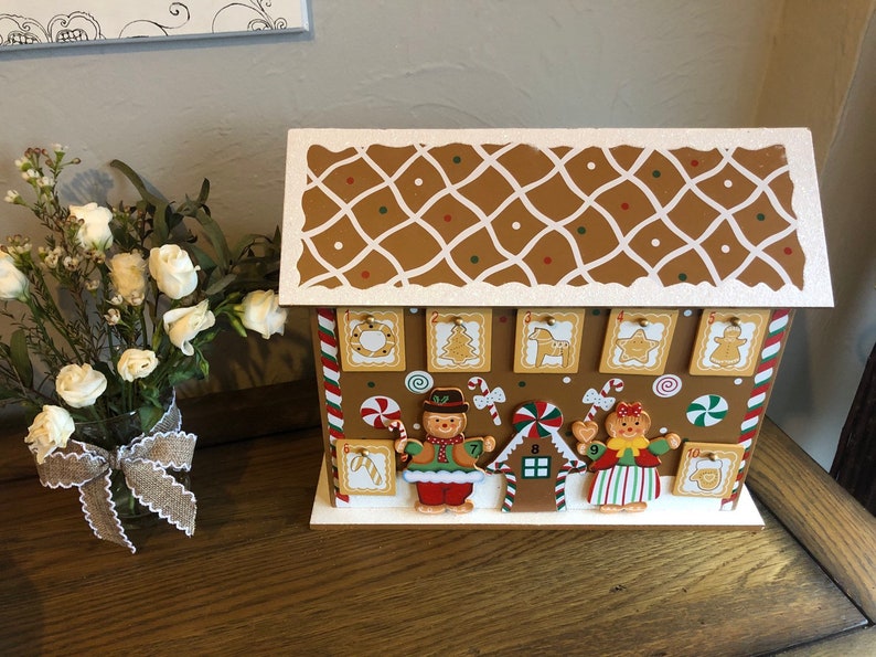 Gingerbread House Advent Calendar - Etsy