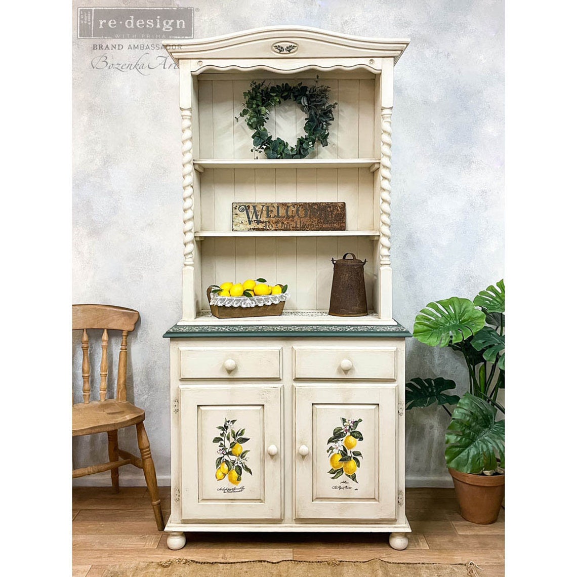 Lemon Tree Furniture Decor Transfer 24" X 35" Re-design With Prima ...