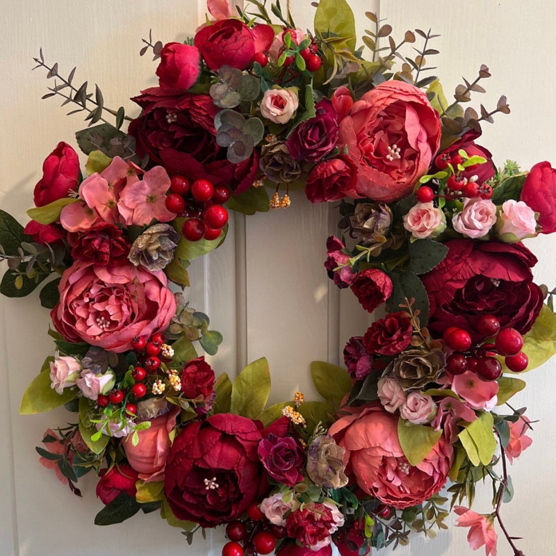 40cm Artificial Wreath - Etsy