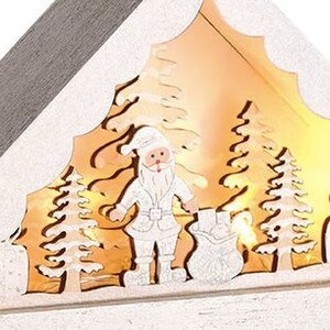 LED Christmas Wooden Advent House, Adult and Children Alike, Countdown ...