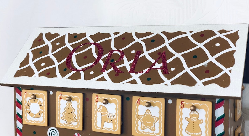 Gingerbread House Advent Calendar - Etsy
