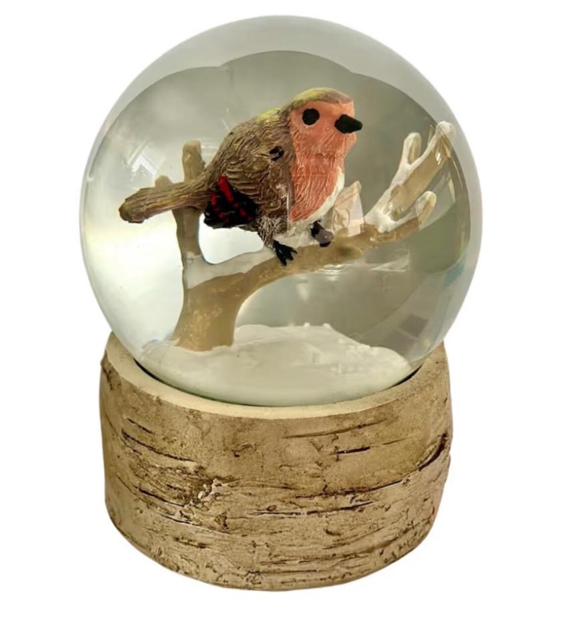 Snow Globe Christmas, Robin, Water Globe, Nursery, Office, Living Room ...
