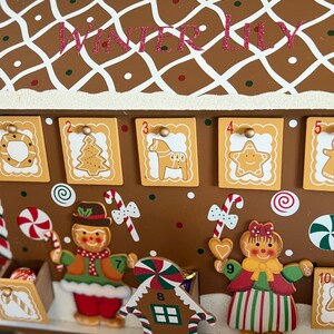 Gingerbread House Advent Calendar - Etsy
