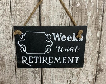 Retirement Countdown Blocks - Etsy