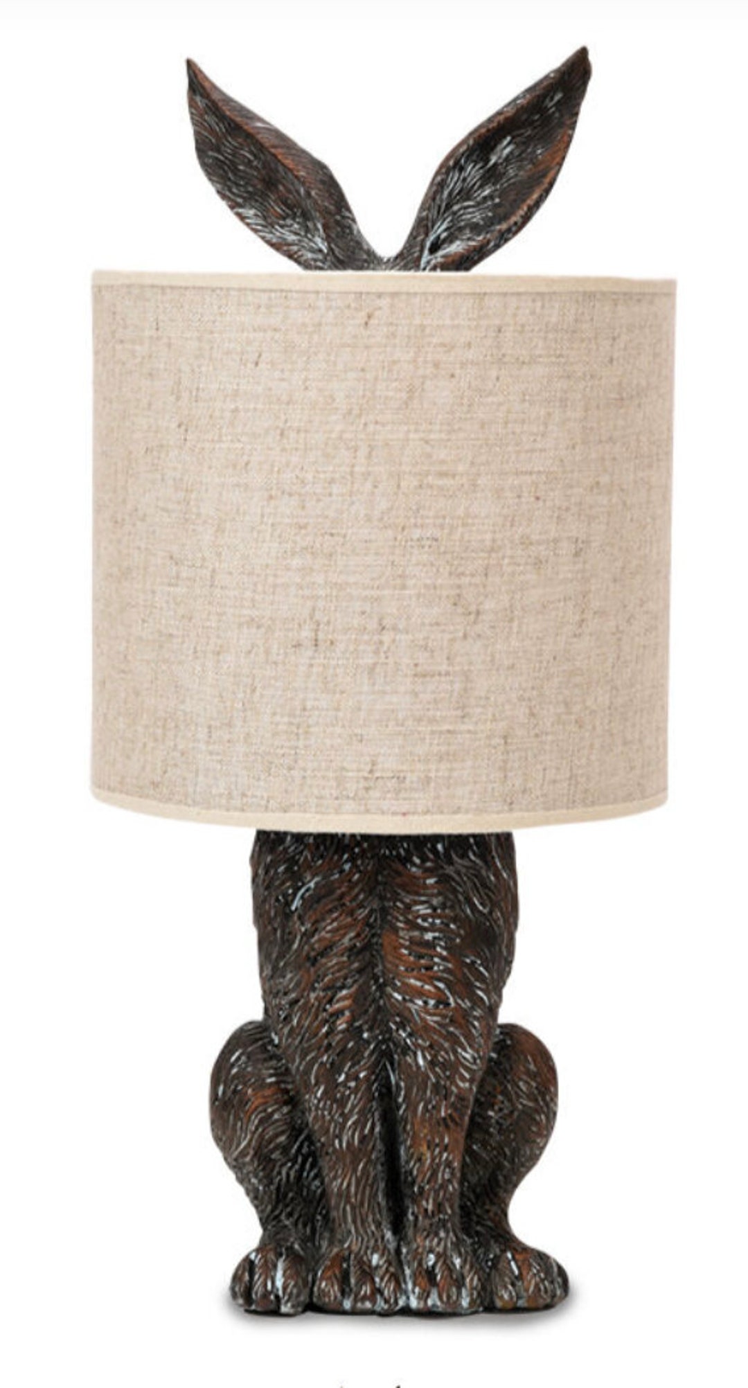 Hiding Rabbit Table Lamp - Etsy