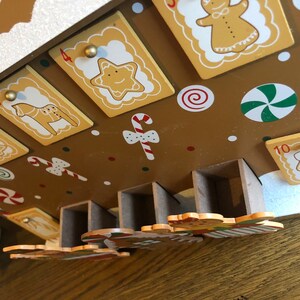 Gingerbread House Advent Calendar - Etsy