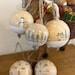 Christmas Tree Wooden Baubles, Set of 6, Natural, Eco Friendly, Snowman ...
