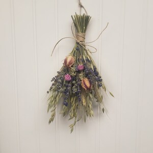 Kitchen Broom Besom, Fuchsia Flowers, Wheat, Witchy Decor - Etsy