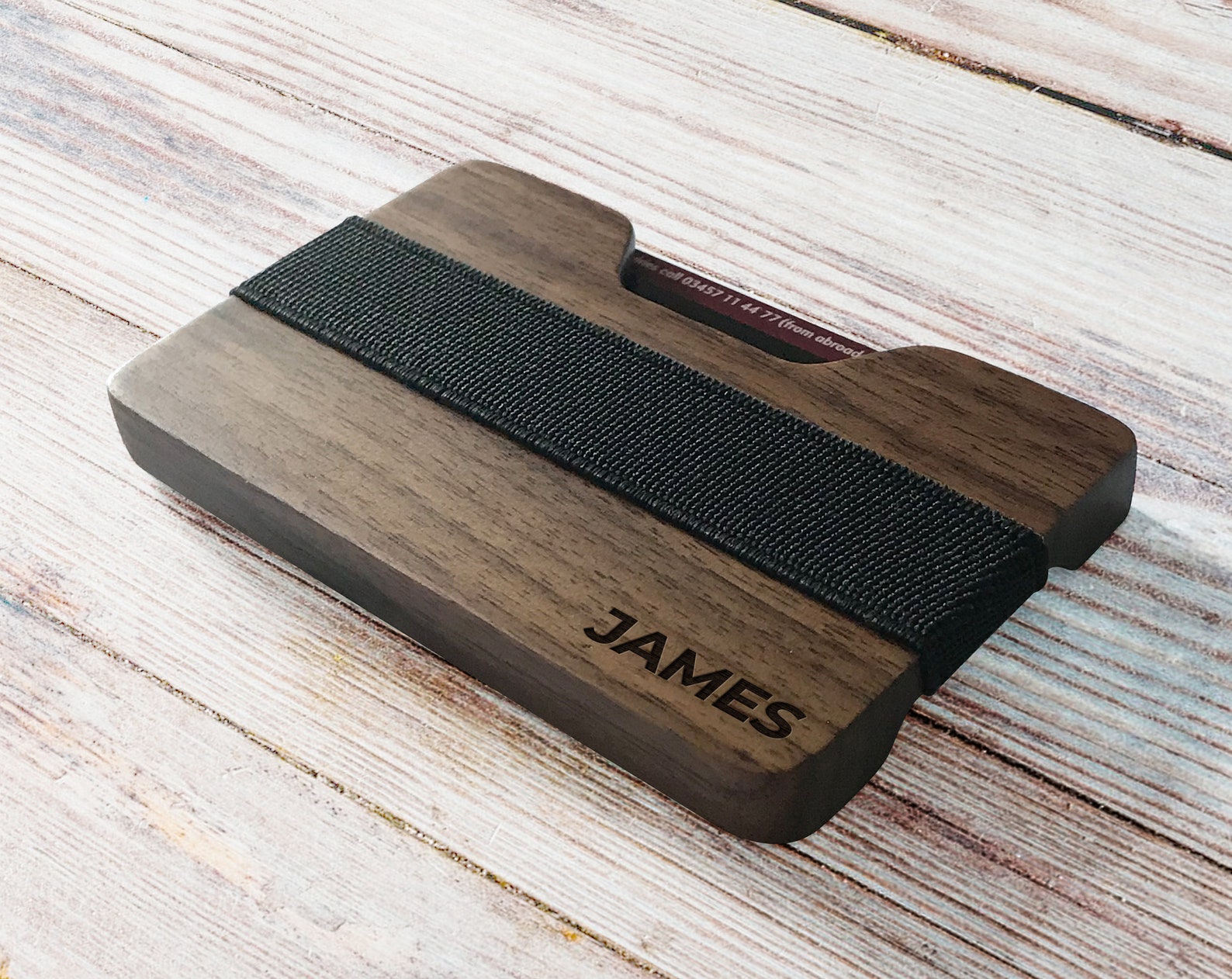 Minimalist Wallet Slim Wallet Wood Wallet Wood Card Holder | Etsy