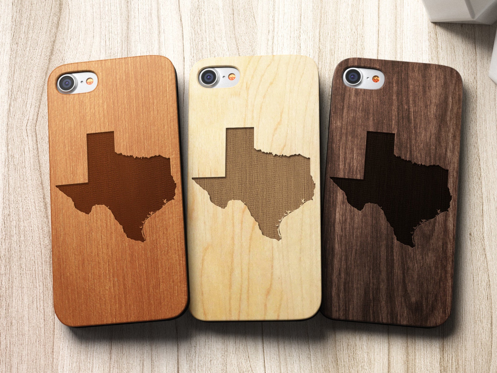 Texas State Silhouette iPhone 7 Wooden Cell Phone Cover also | Etsy