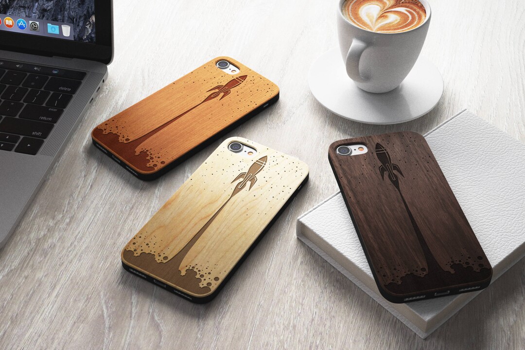 Rocket Real Wood iPhone 7 Case | iPhone 6 Cover | iPhone 6S Case | Real ...