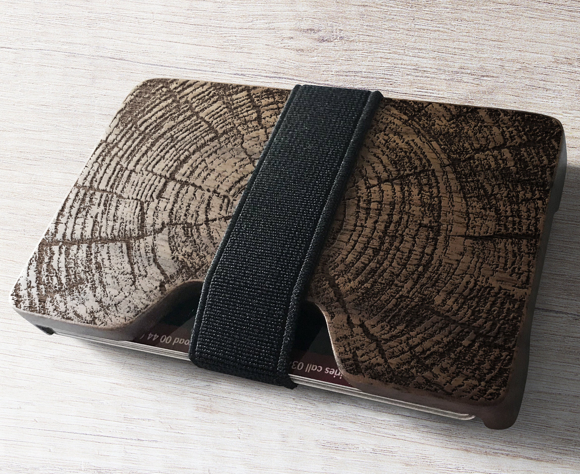 Minimalist Wallet Slim Wallet Wood Wallet Wood Card Holder - Etsy
