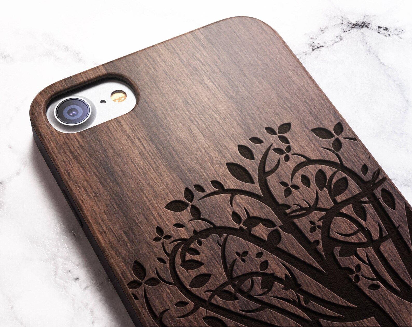 Real Wood Iphone 8 Tree Case Also for Iphone 8 Iphone 7/8 - Etsy