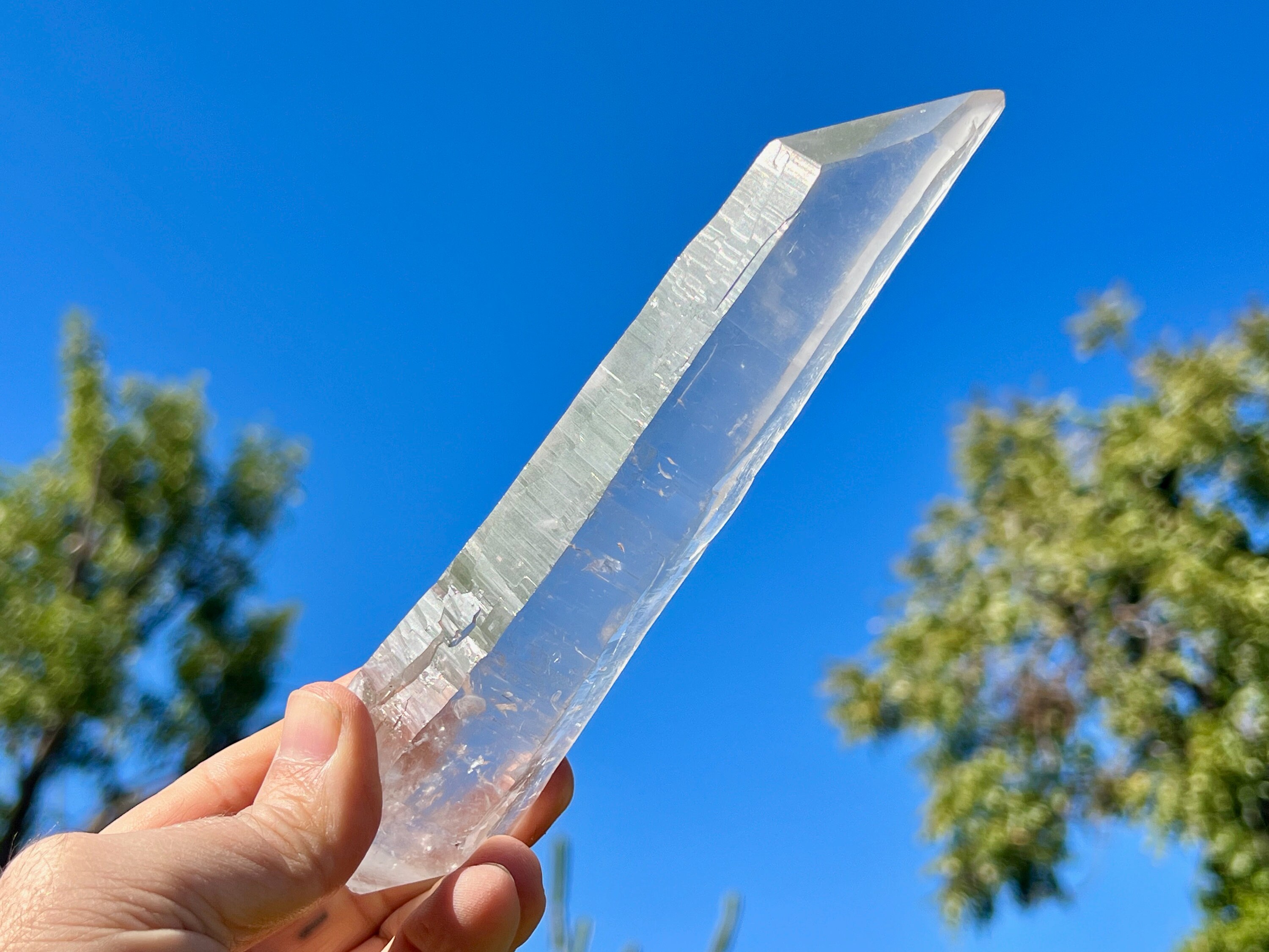 7 Diamantina Laser Quartz Crystal with Exquisite Clarity and Double ...