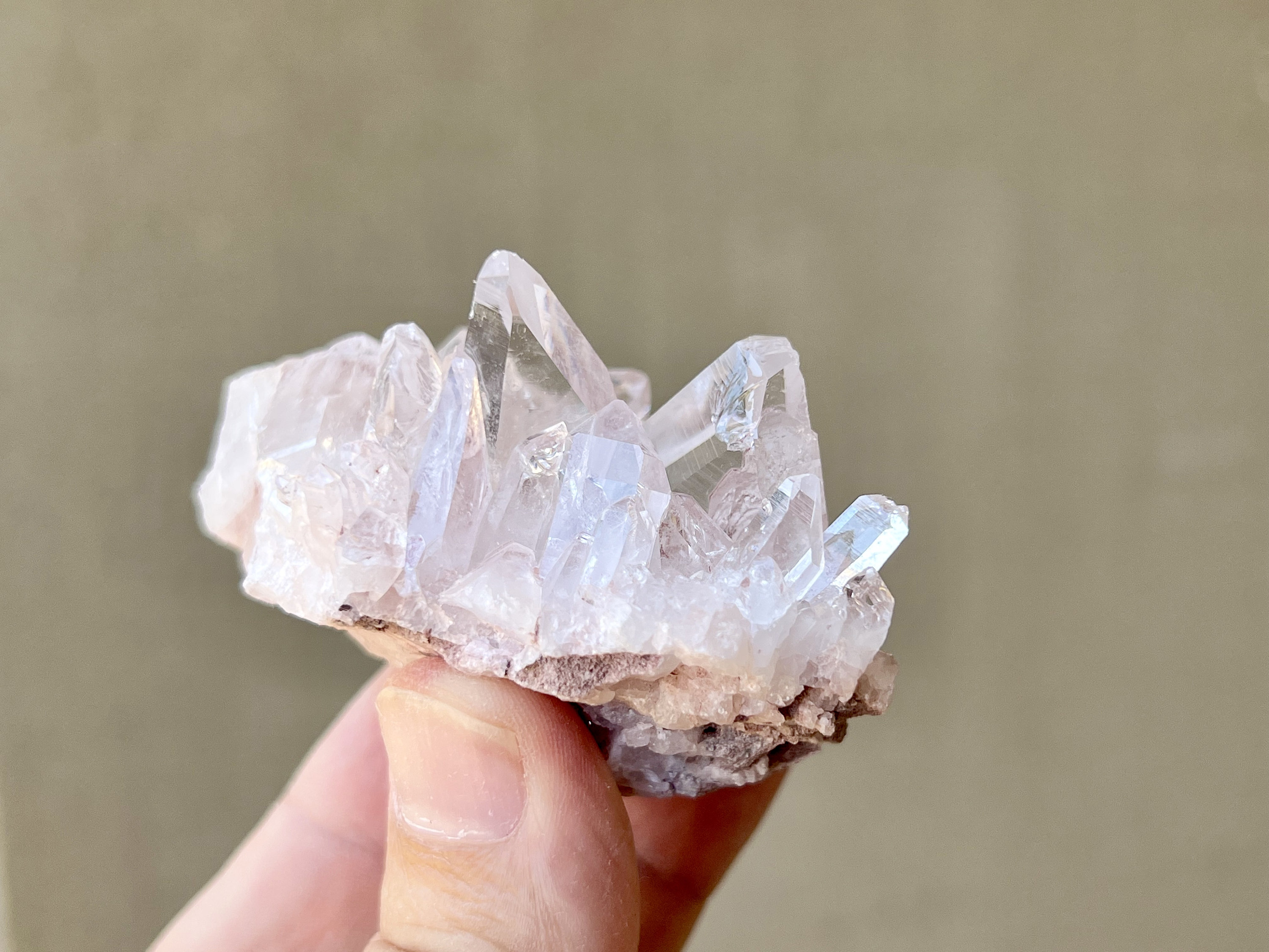 Pink Lemurian Quartz Crystal, New Rare Find, Pink Colombian Lemurian ...