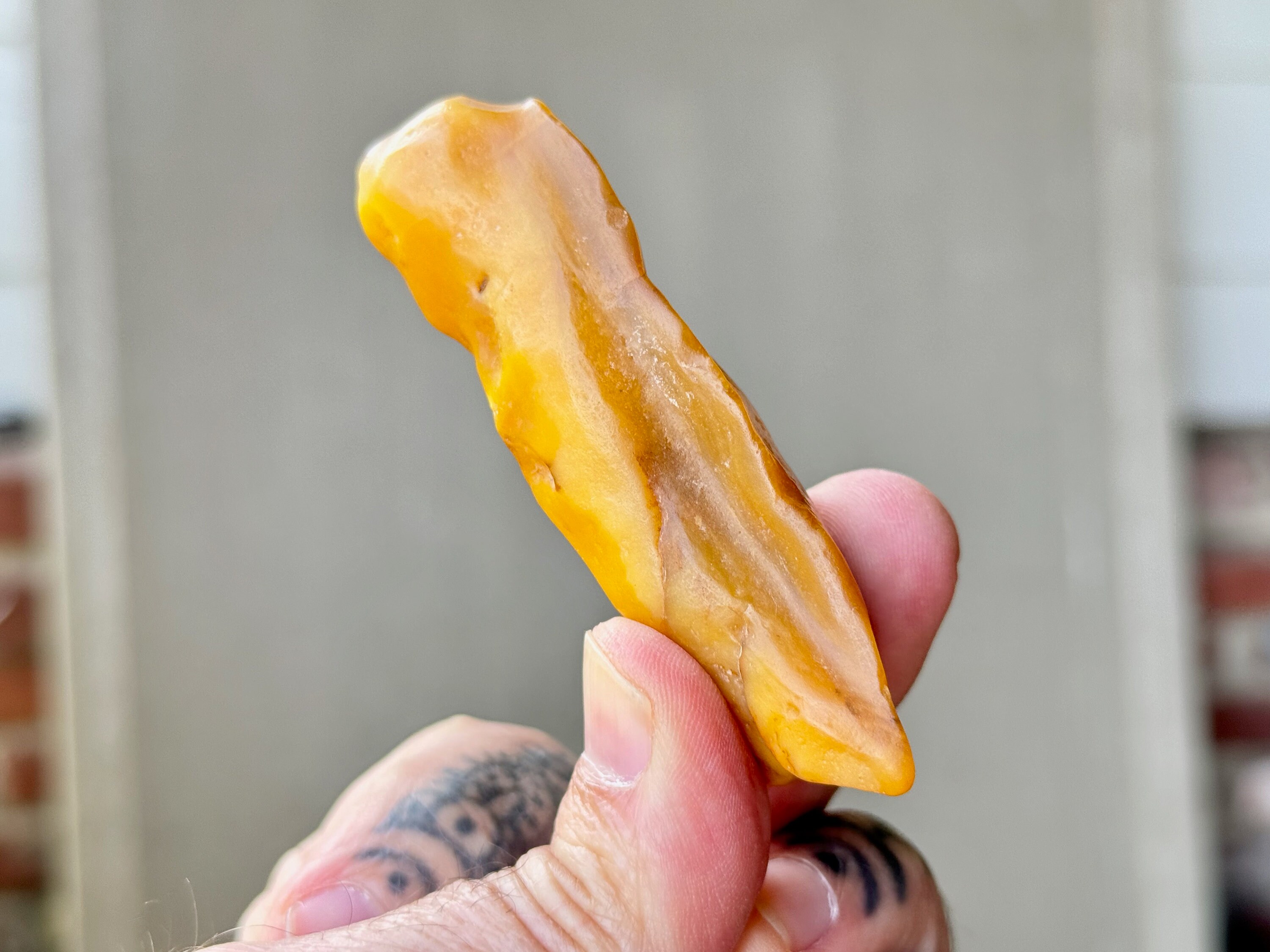 Yellow Jade, Rare Find, Natural Raw Yellow Jade with Vibrant Orange ...