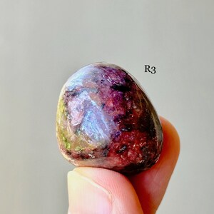 Ruby Crystal From India, Tumble Polished Purple Rubies, Choose ONE of ...