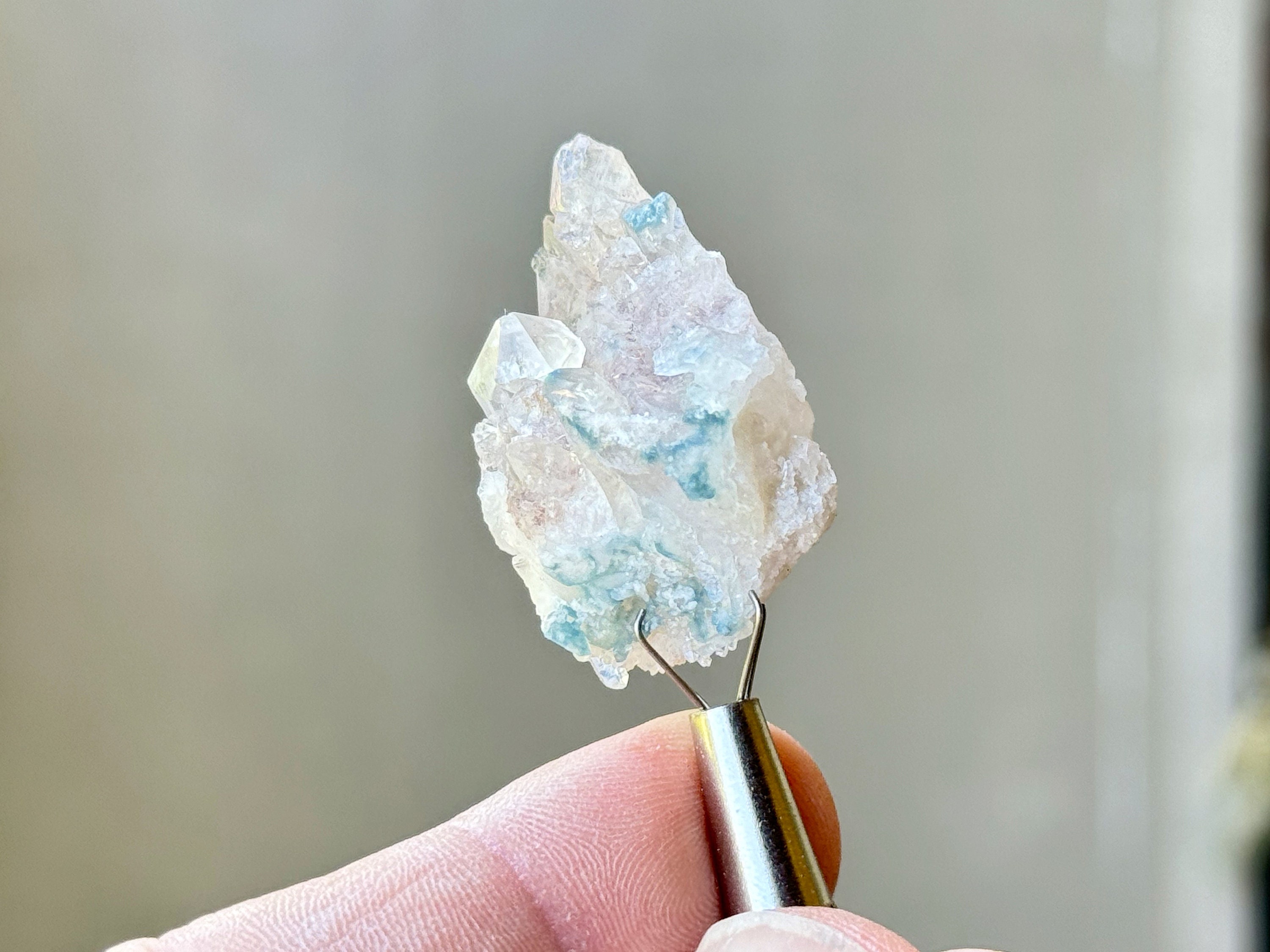 Blue Dragon Lithium Quartz with Vibrant Blue Inclusions, New Find ...