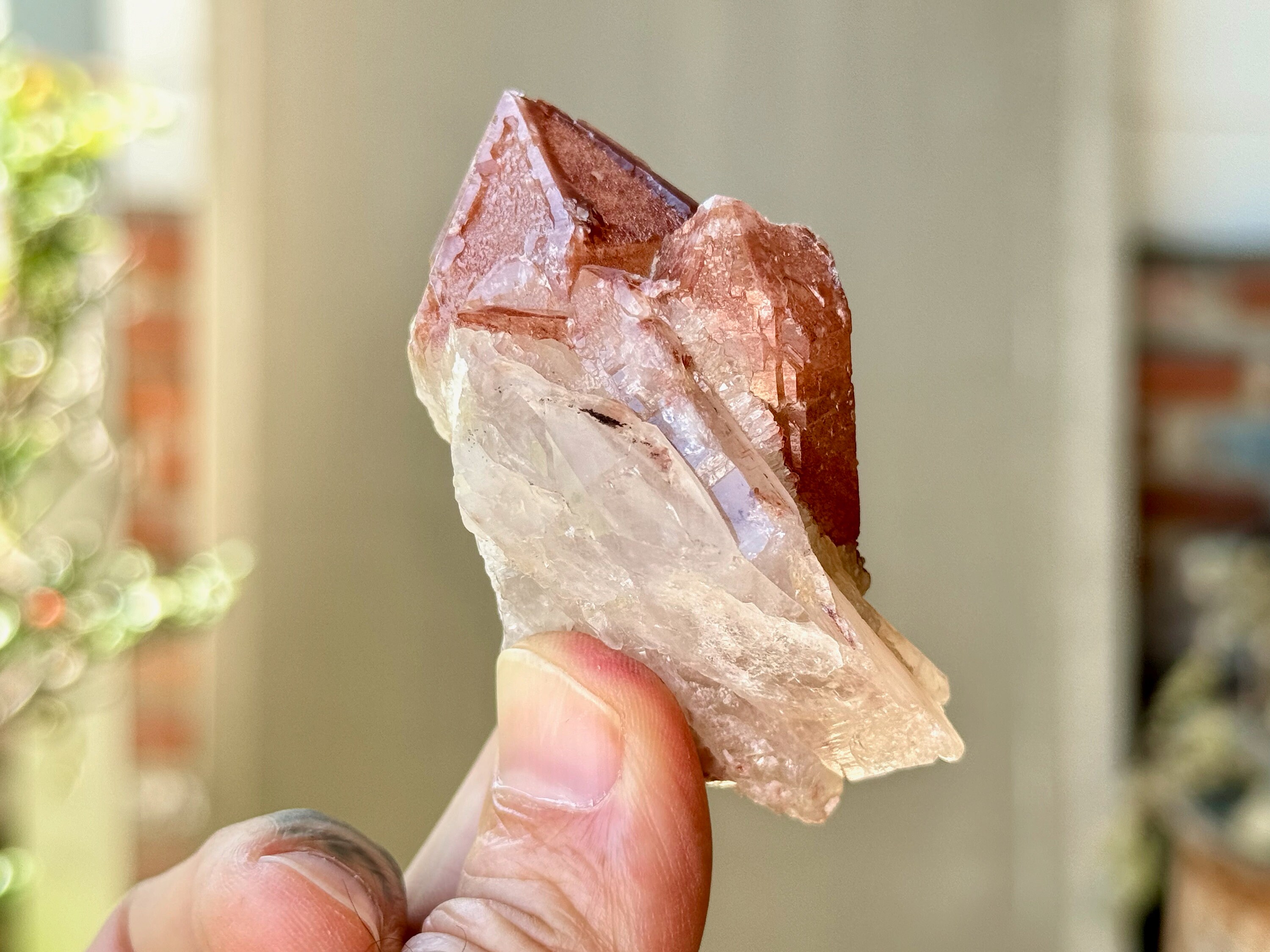 Red Dragon Quartz with Vibrant Pink Inclusions, New Find, Calming ...