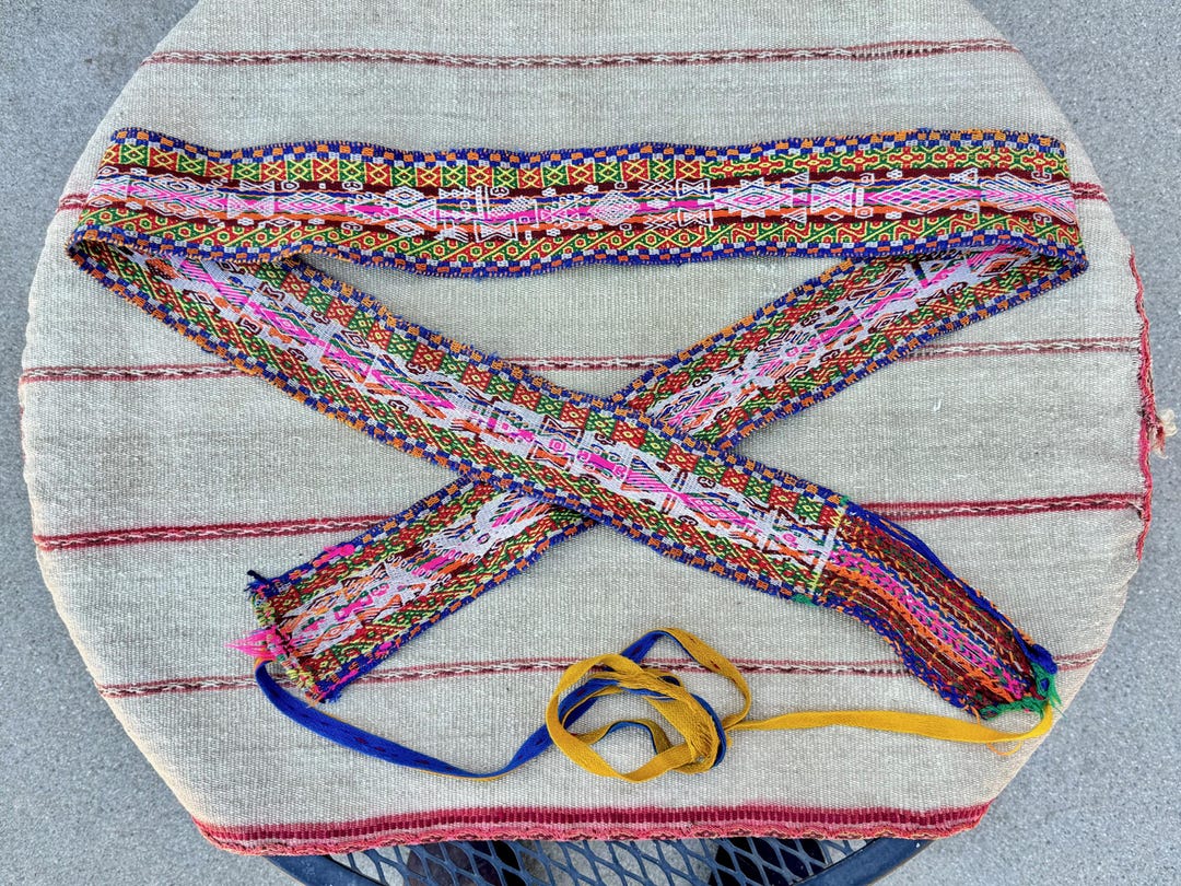 Chumpi Belt From Quispicachi, Vintage Q'ero Protection Belt for ...