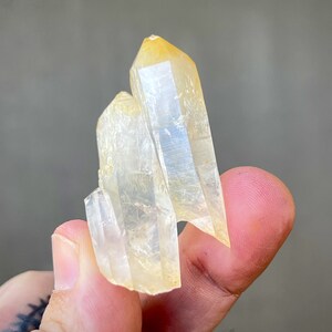 Mango Quartz With Yellow Orange Halloysite Inclusion, Tantric Twin ...