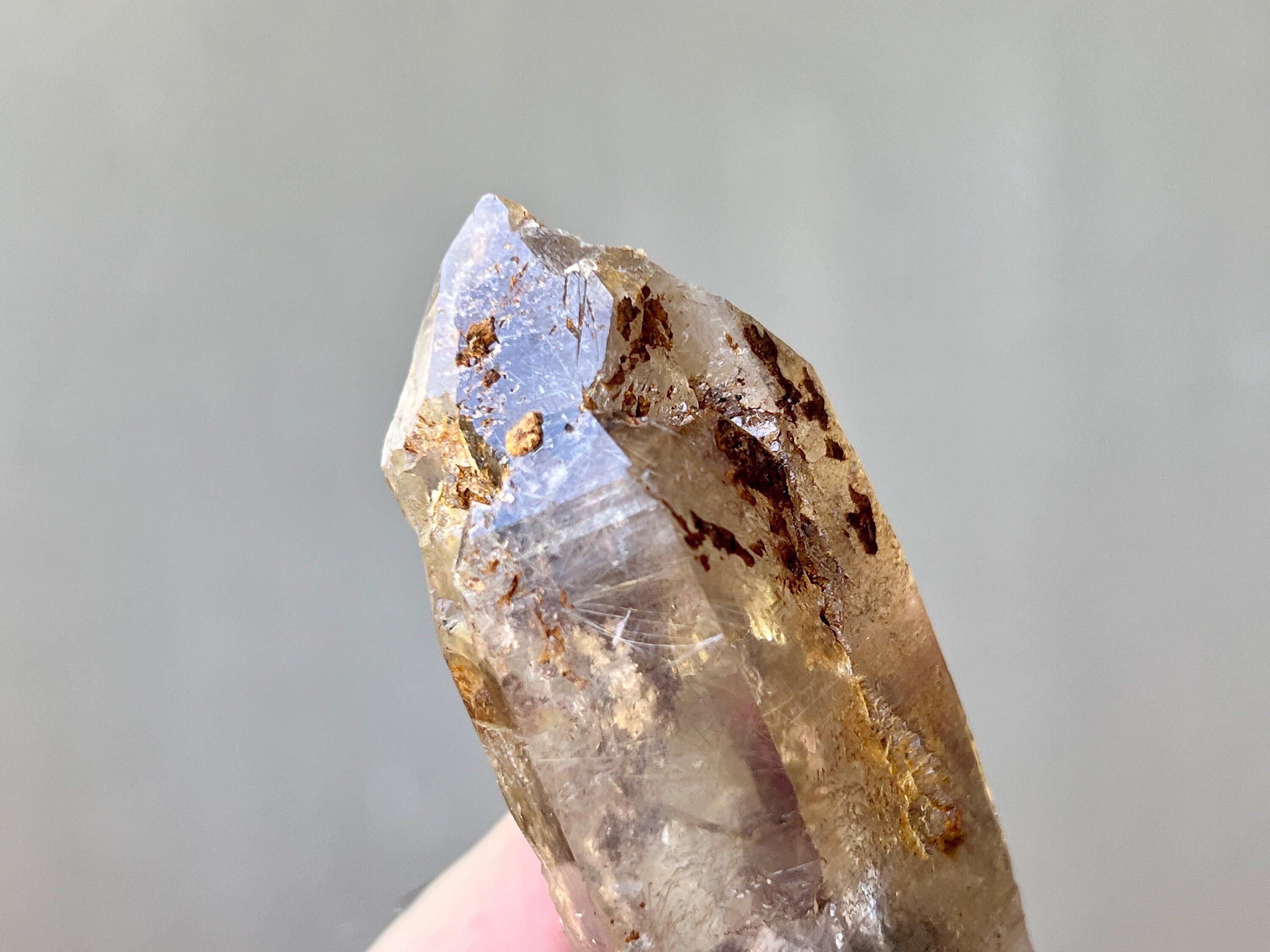 Golden Rutile Smoky Quartz, New Find, Grounding and Protection ...