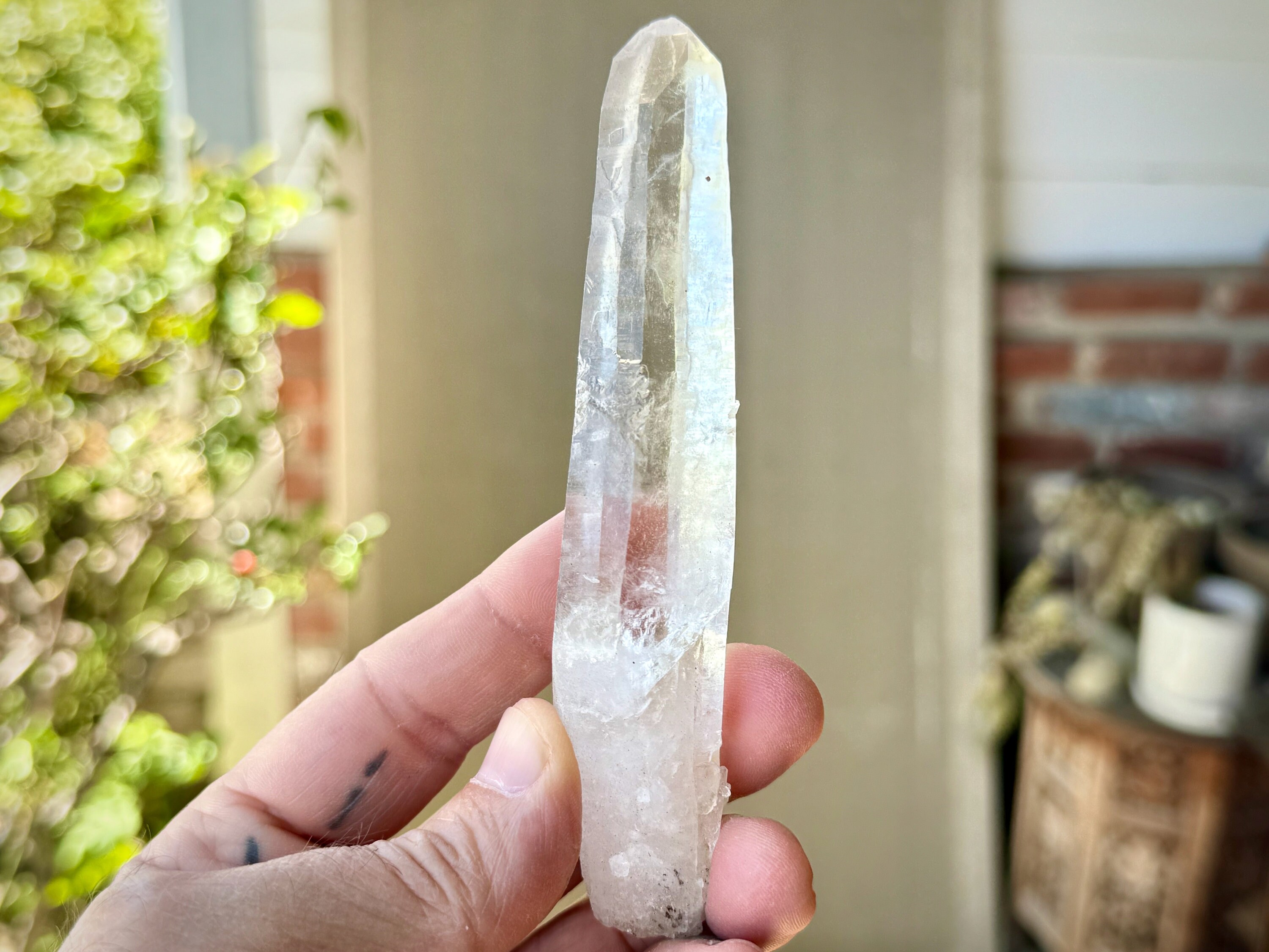 Lightning Strike Laser Quartz with Water Clear Clarity, Rare Find ...