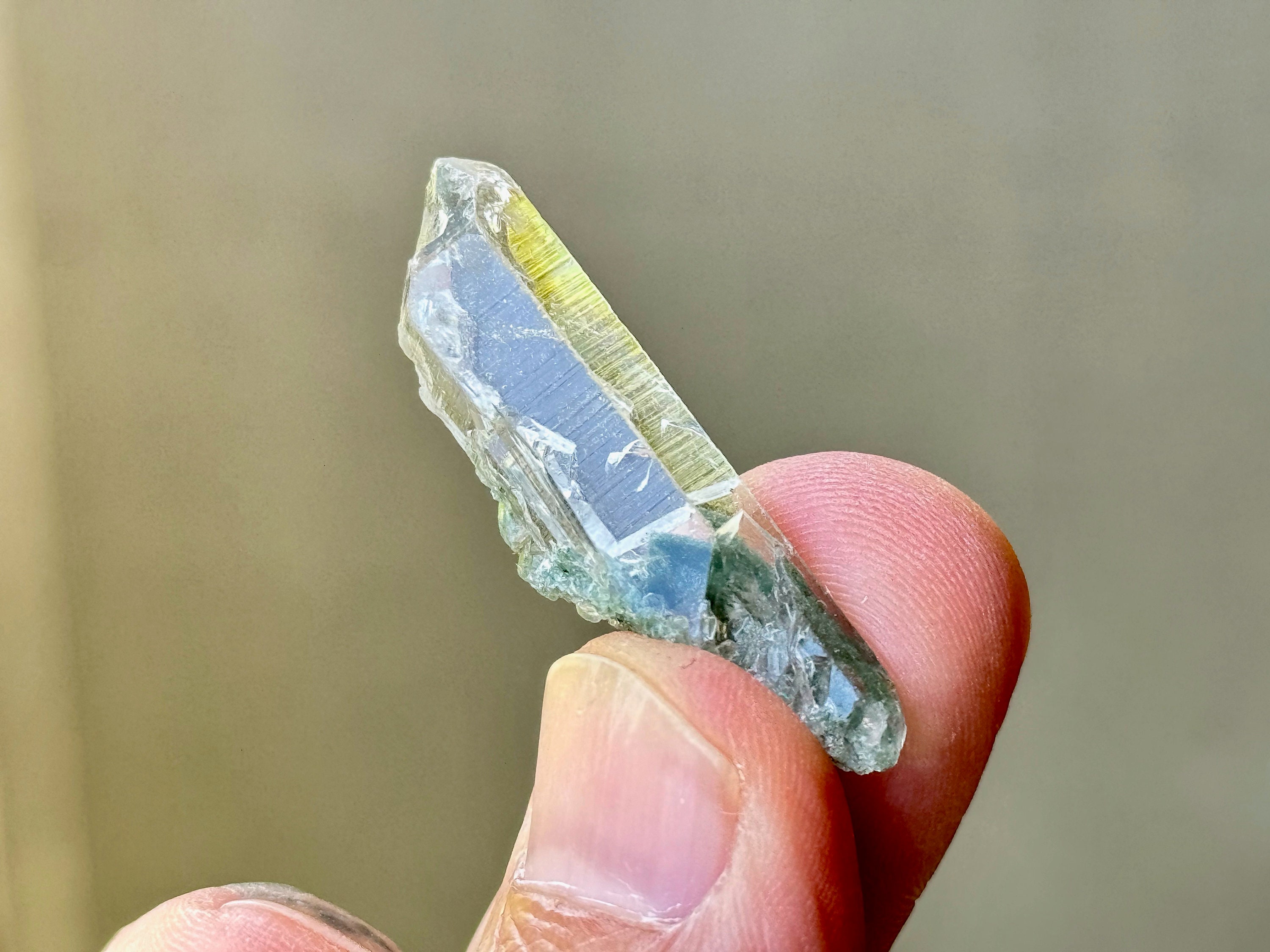 Himalayan Quartz Crystal Lot with Green Chlorite, 6 Pieces, New Find ...