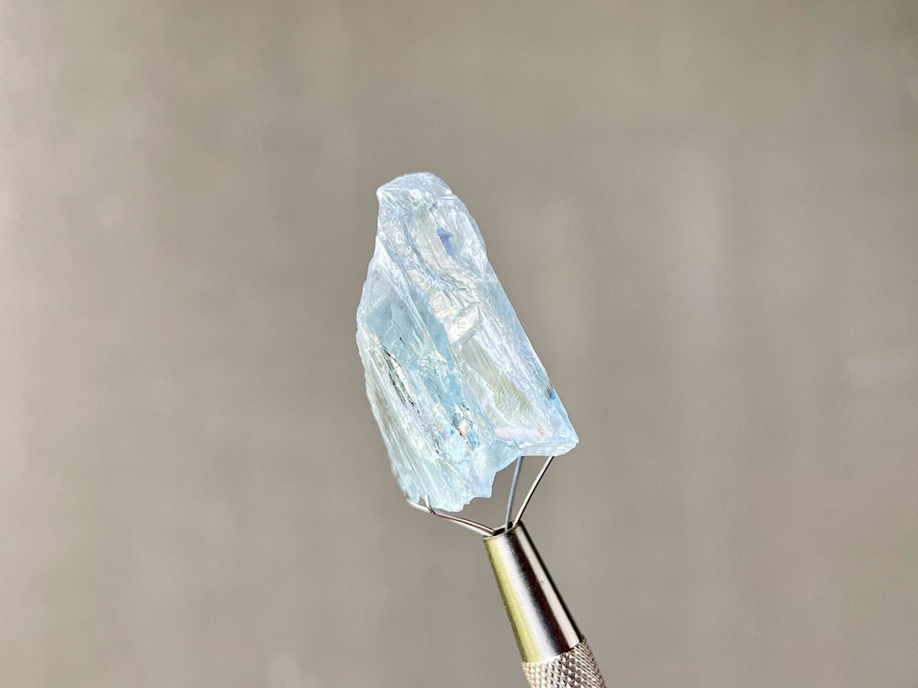 Blue Green Kunzite with Water Clear Clarity, 18g, Highest Quality ...