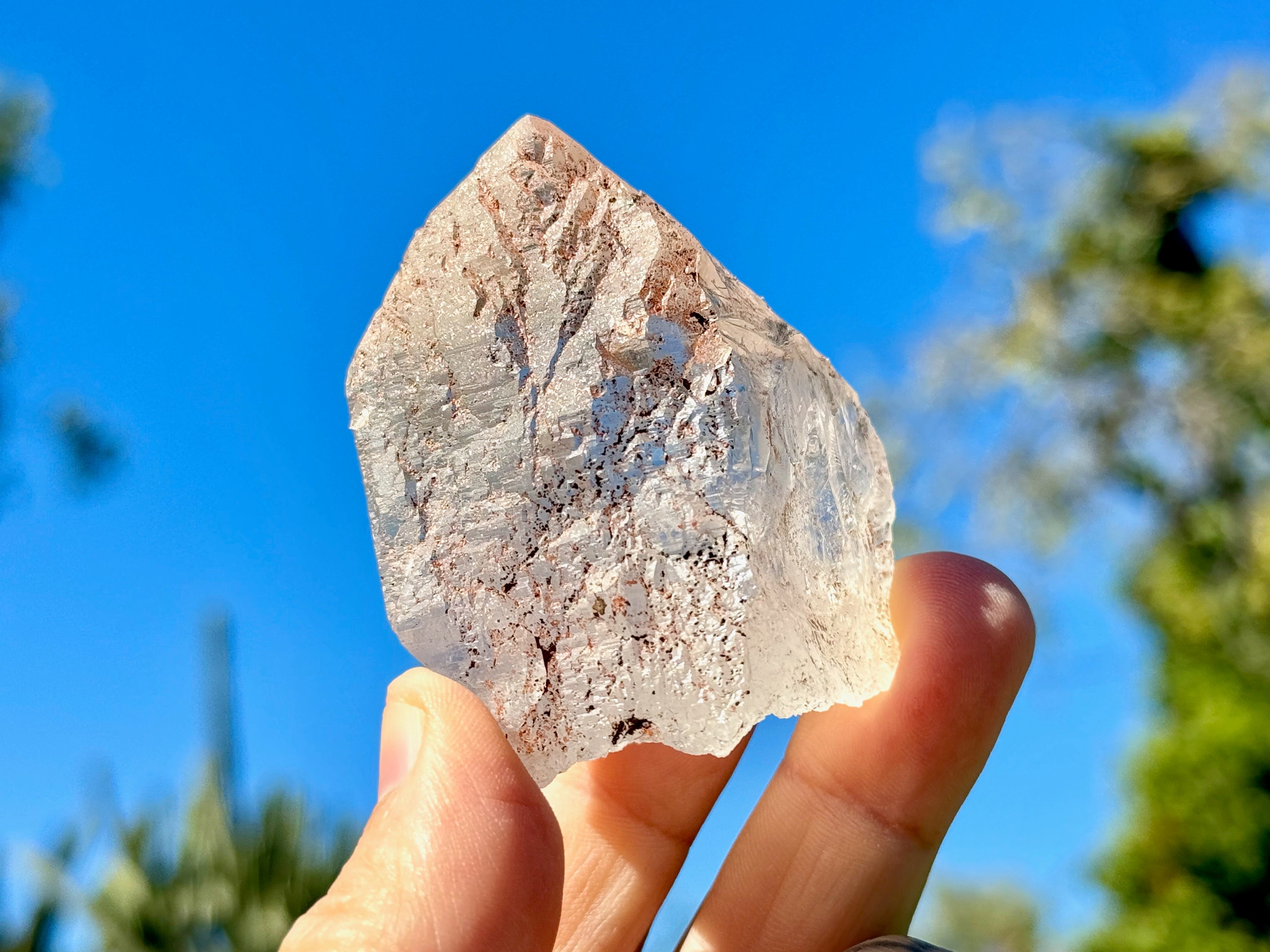 Pink Himalayan Cathedral Quartz, Rare New Find, Water Clear High ...