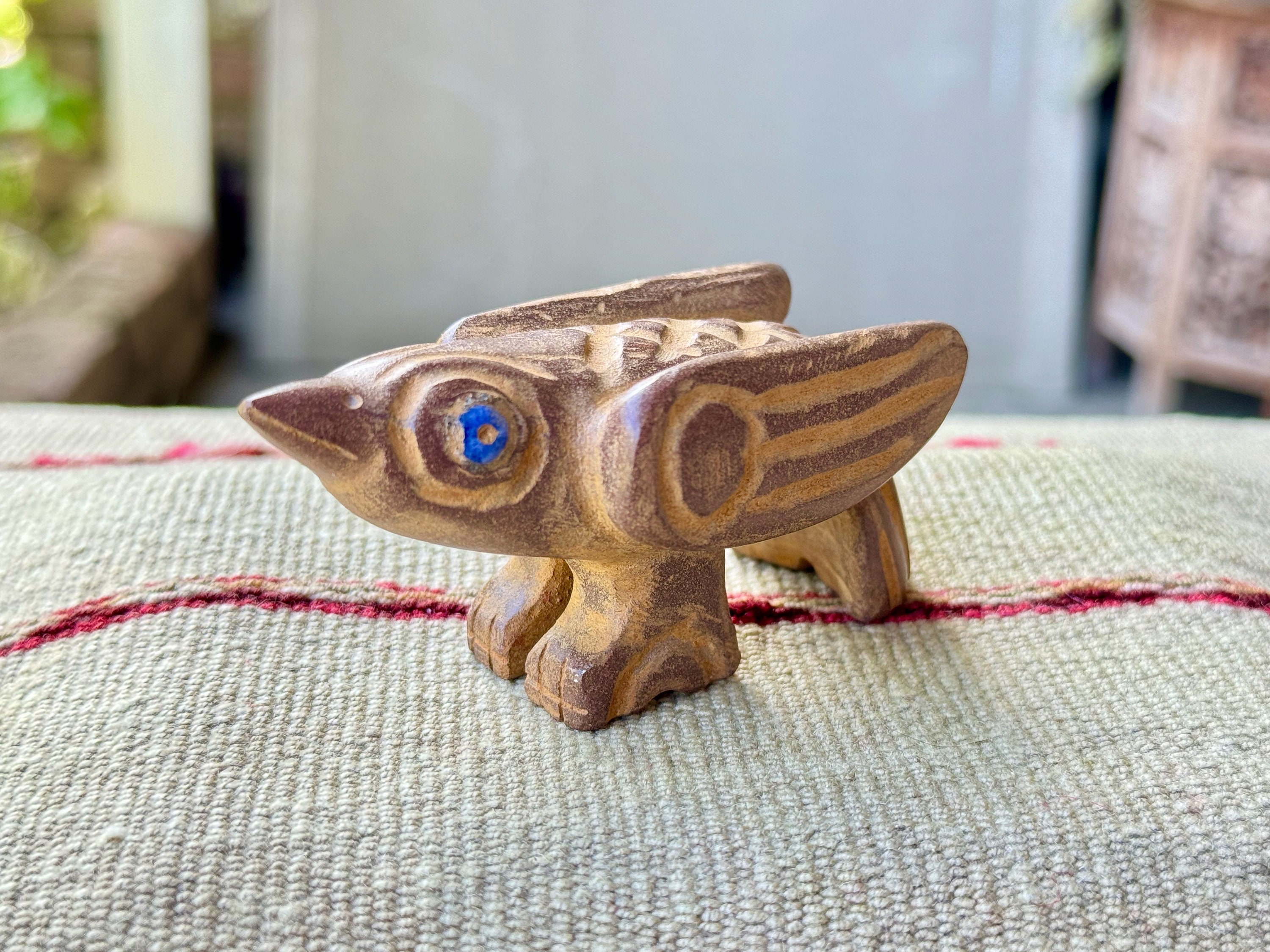 Incan Hummingbird Statue by Peruvian Artist Ruben Layme, Andean ...
