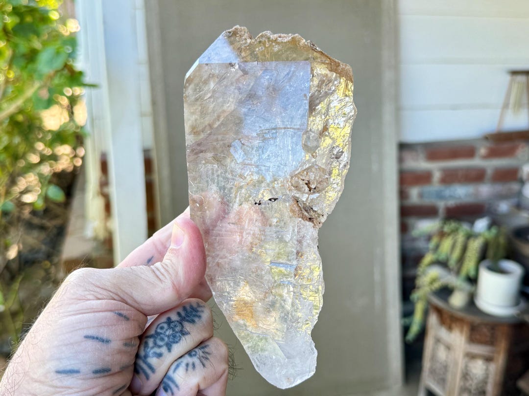 Elestial Quartz, Plate Formation, 542g, Fully Terminated, Crystal for ...