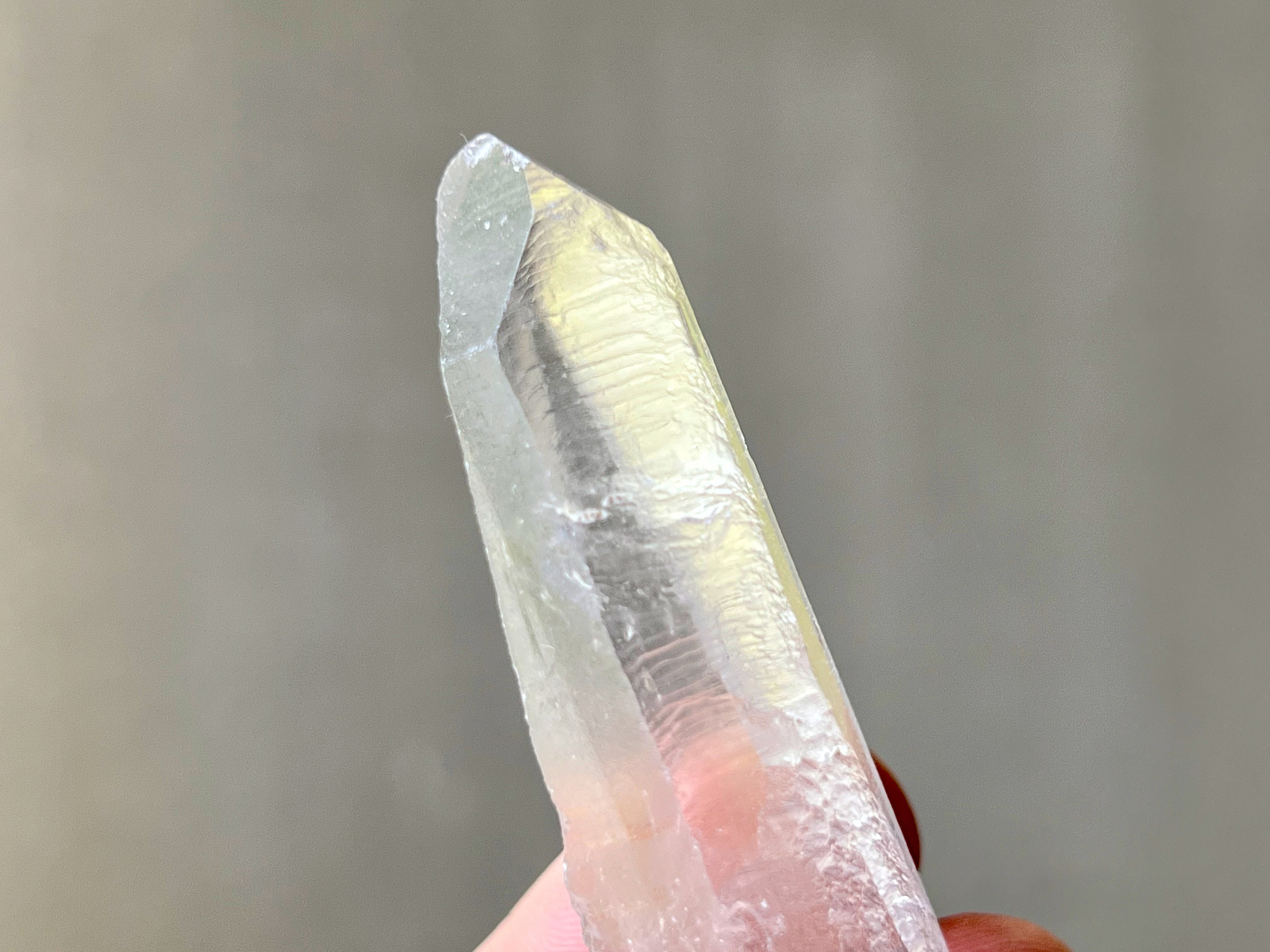 Dissolution Quartz Crystal with Beautiful Textures, Hydrothermally ...