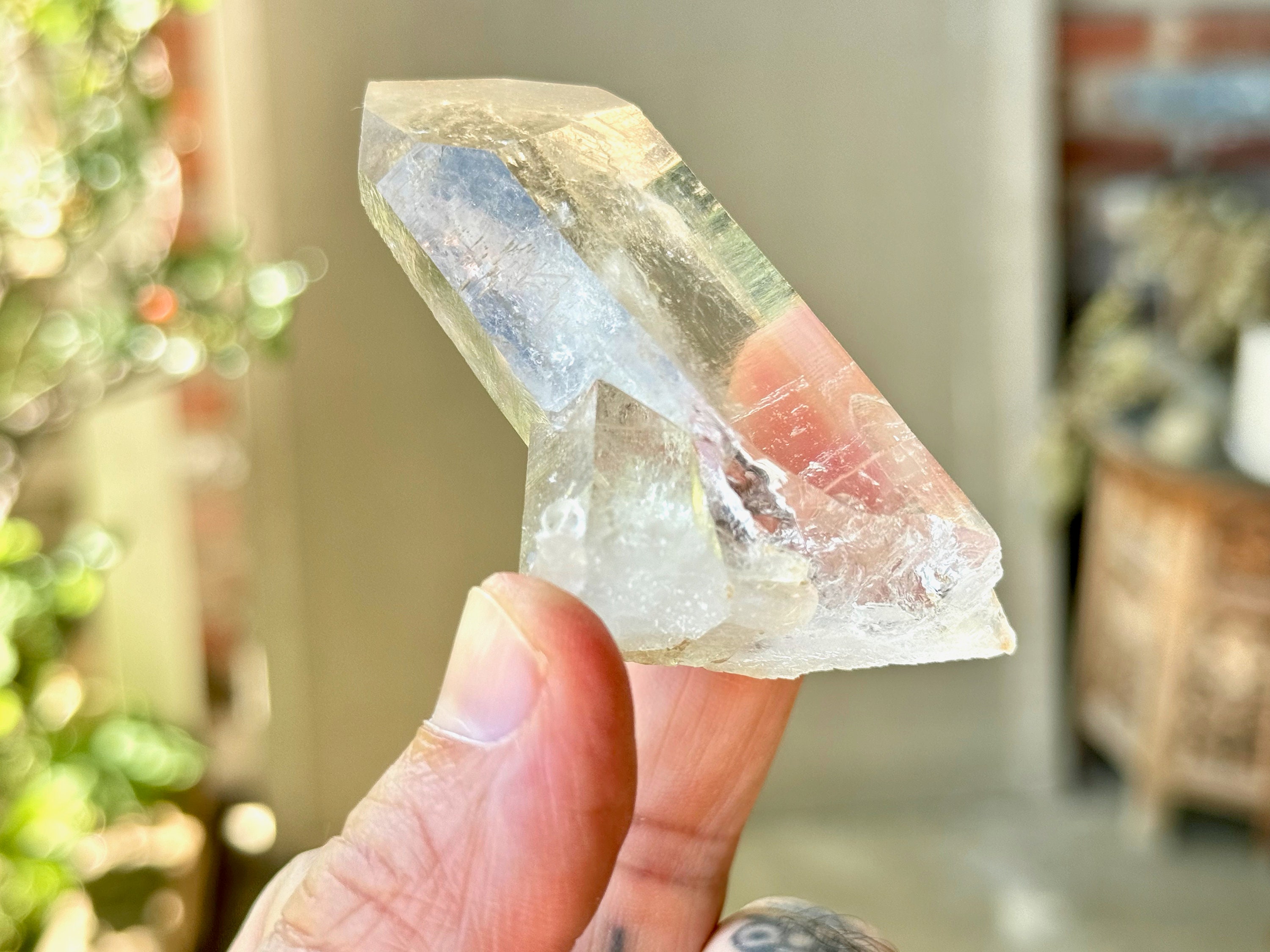 Starbrary Quartz, Channeling Formation with Penetrator, Water Clear ...