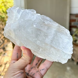 Exquisite Zambian Selenite Crystal With Layered Formation, 1.4 Kilo ...