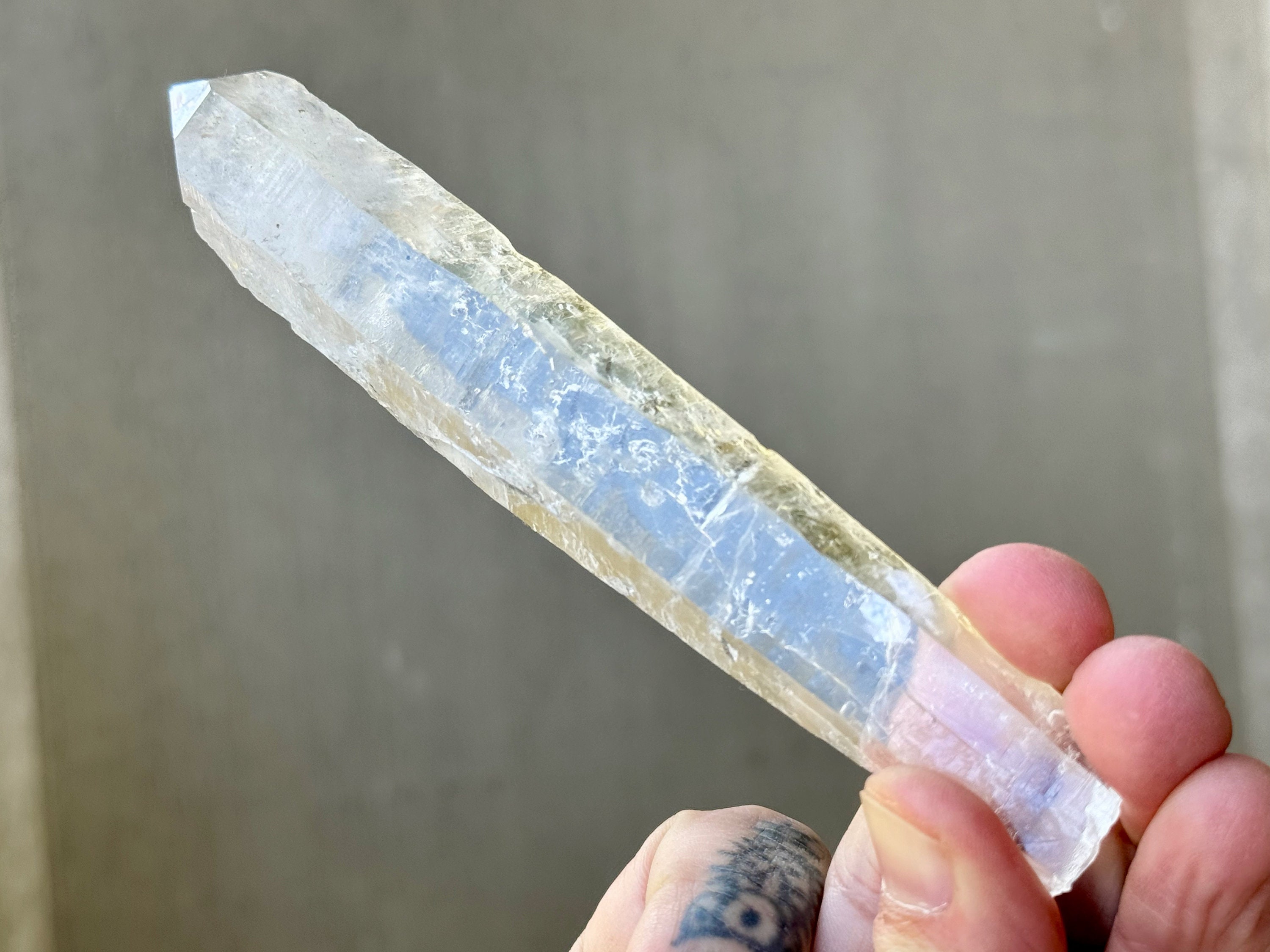 Lightning Strike Laser Quartz with Water Clear Clarity, Rare Find ...