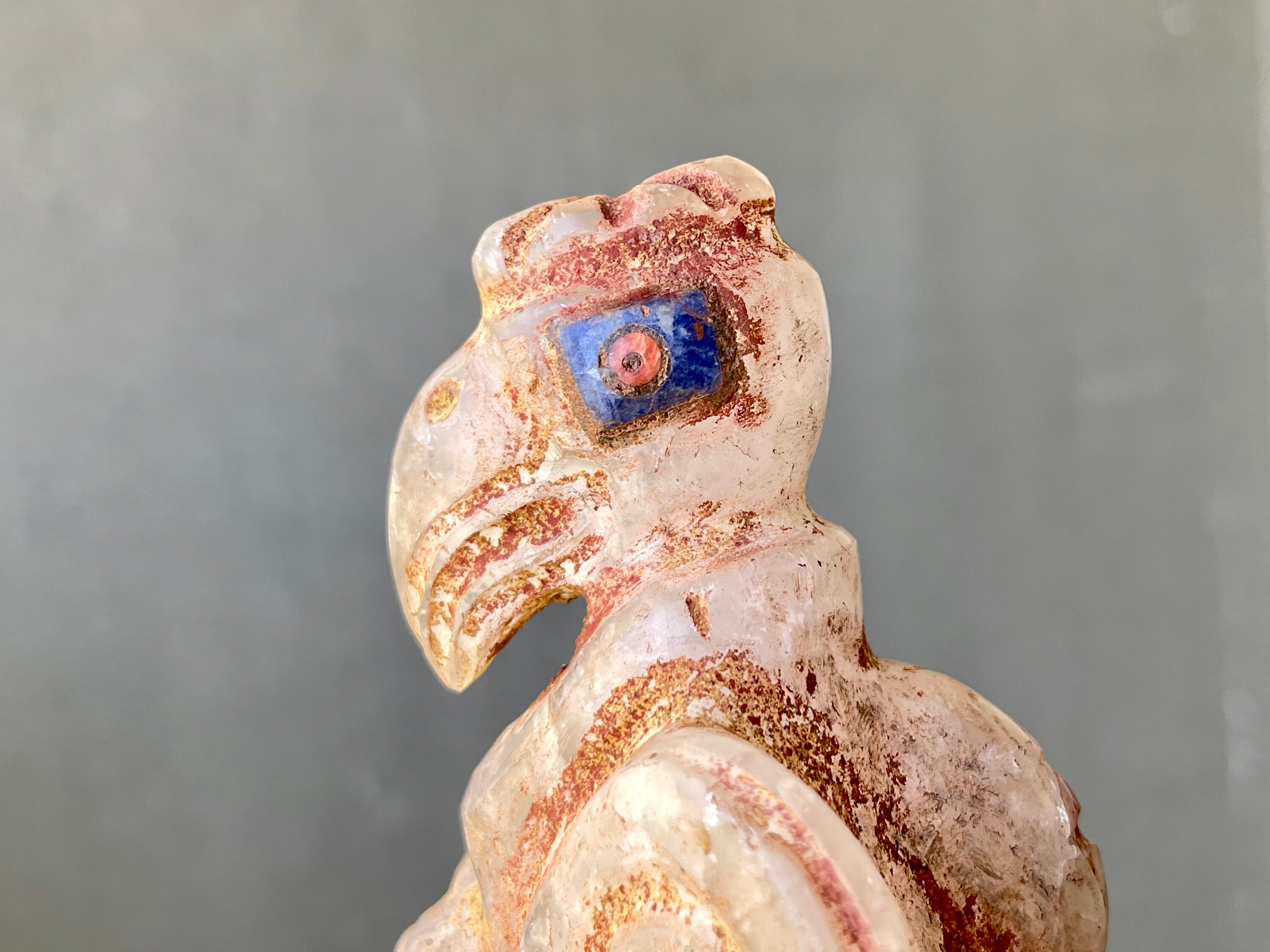 Condor and Serpent Statue by José Aguilar, Carved Crystal Condor and ...