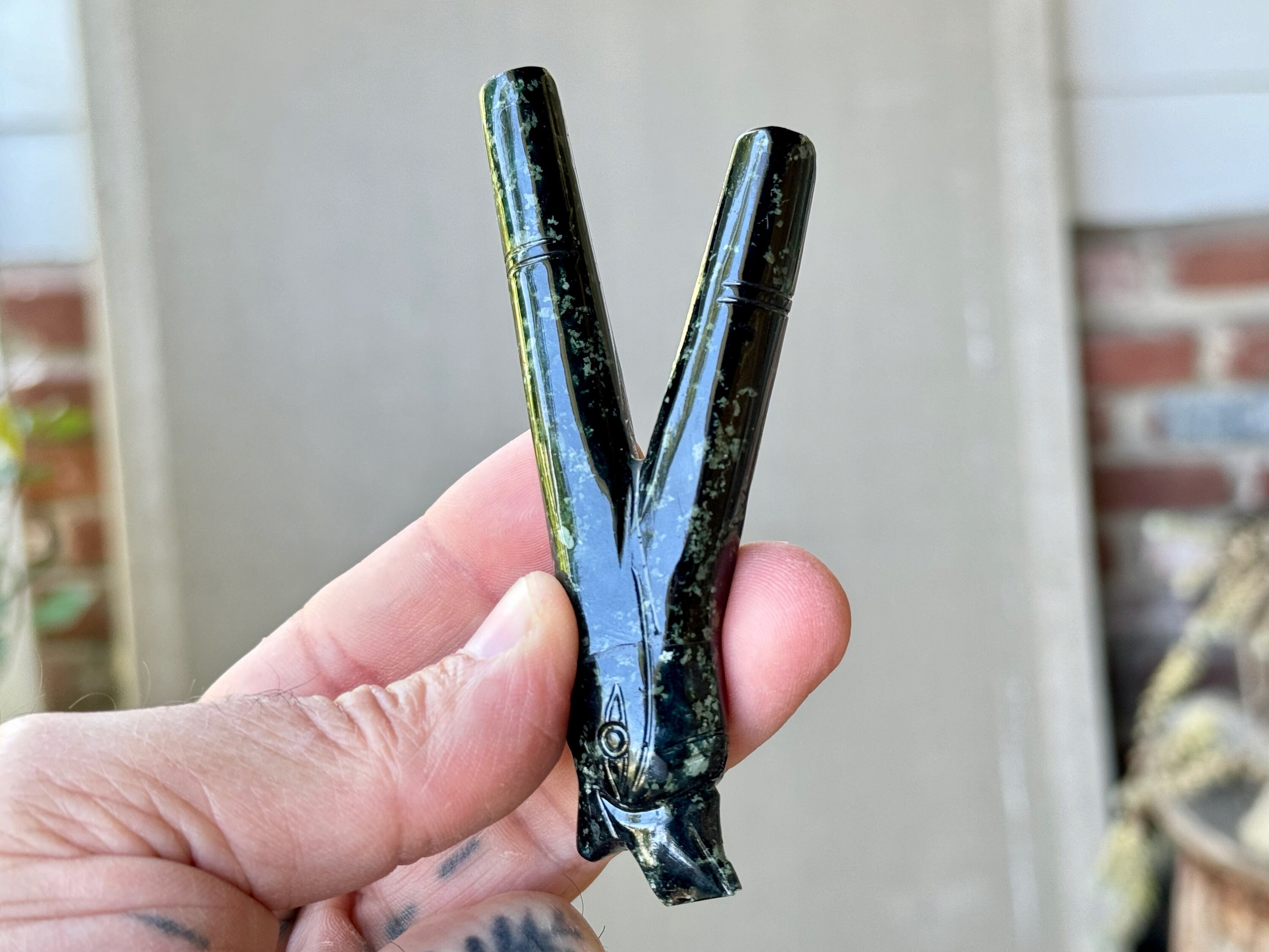 Stone Animal Totem Kuripe, Your Choice of Eagle, Puma or Condor Kuripe ...