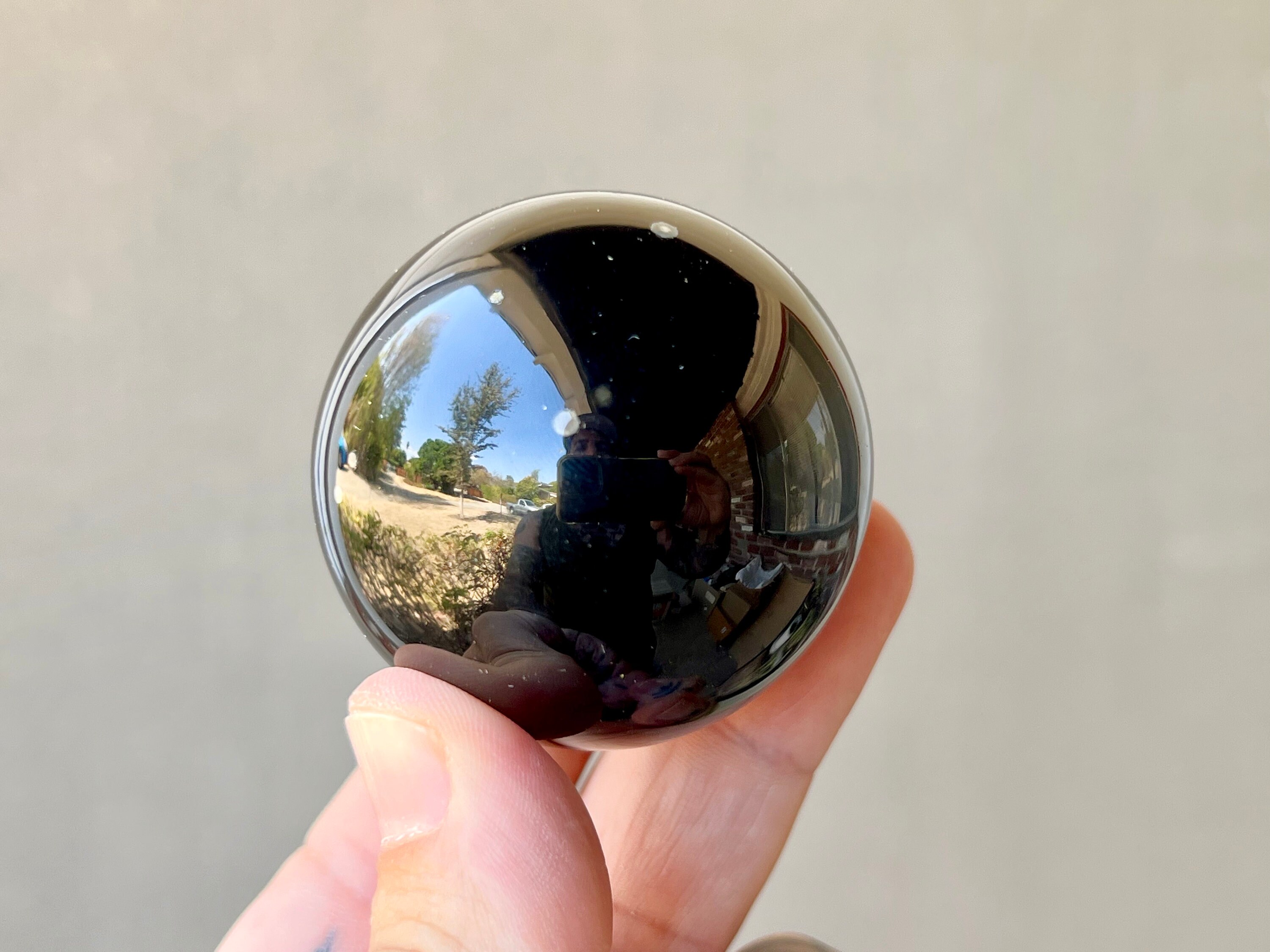 Black Obsidian Sphere, 2 Obsidian Crystal Ball, Protection, Divination ...