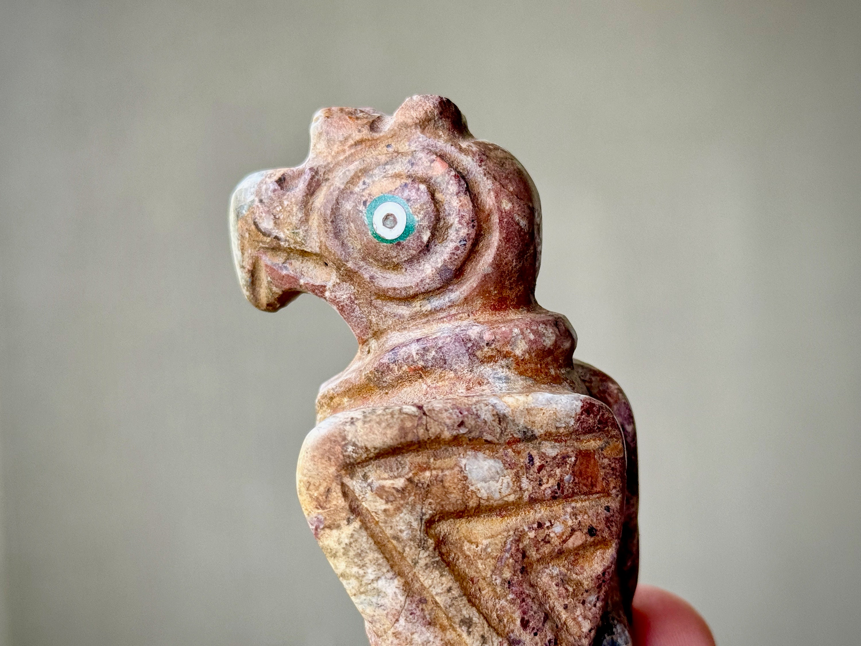 Incan Condor Statue by Peruvian Artist Ruben Layme, Hand Carved Andean ...