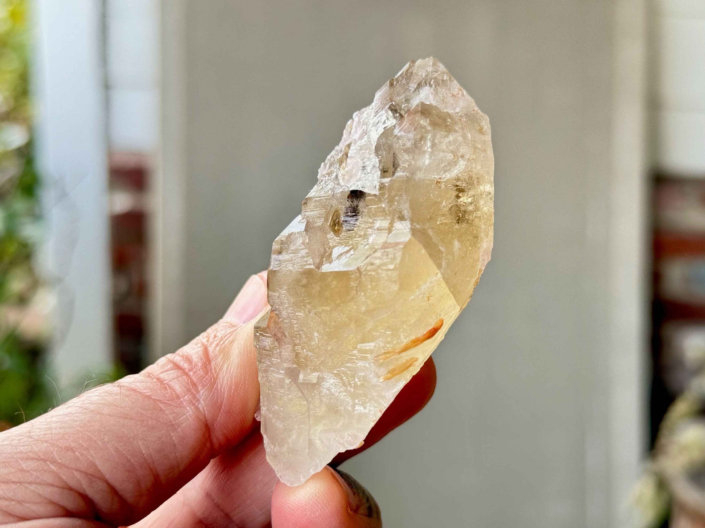 Elestial Citrine with Rare Rose Quartz Inclusion, Hand Selected from ...