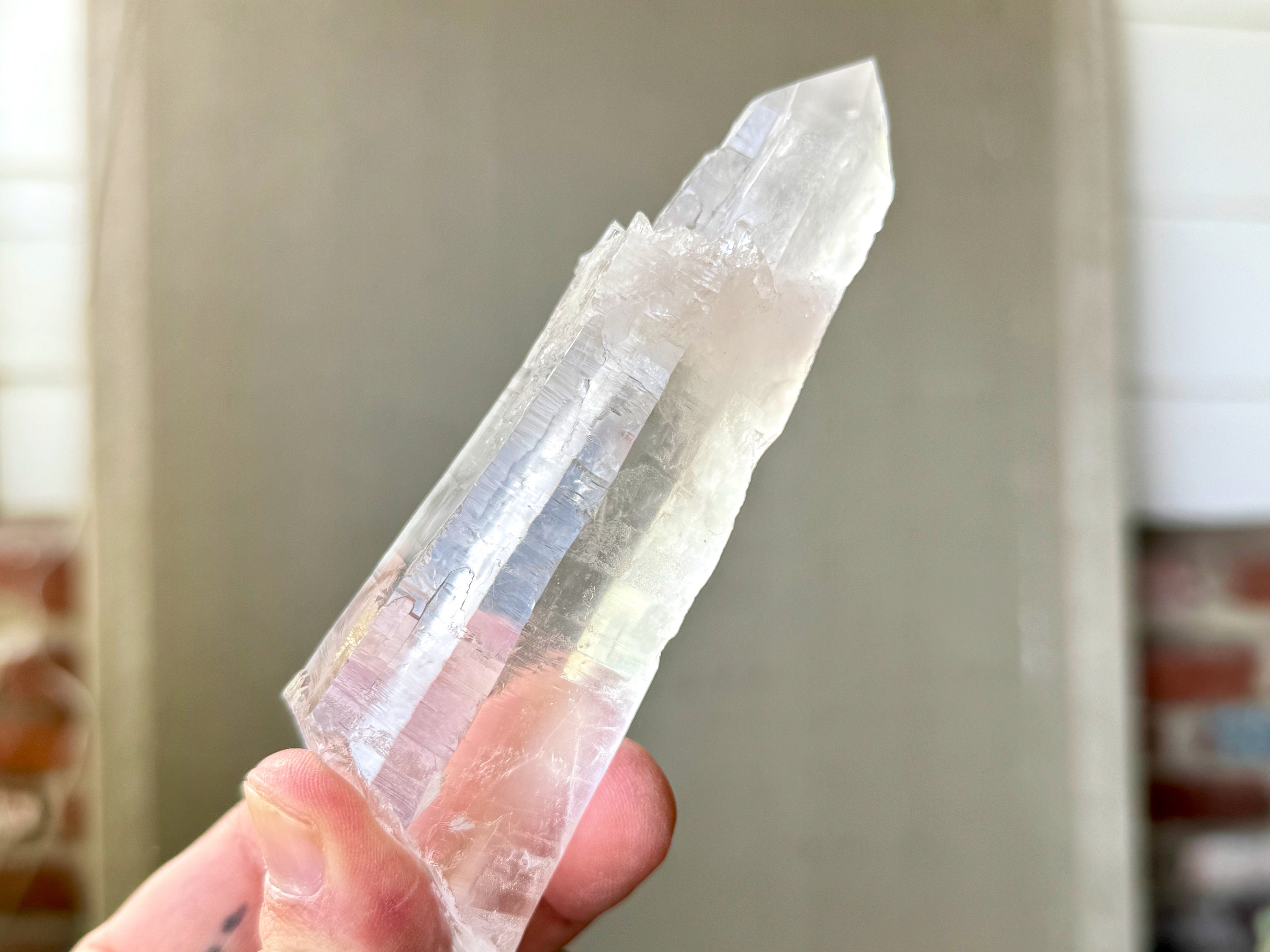 Lightning Strike Laser Quartz with Water Clear Clarity, Rare Find ...