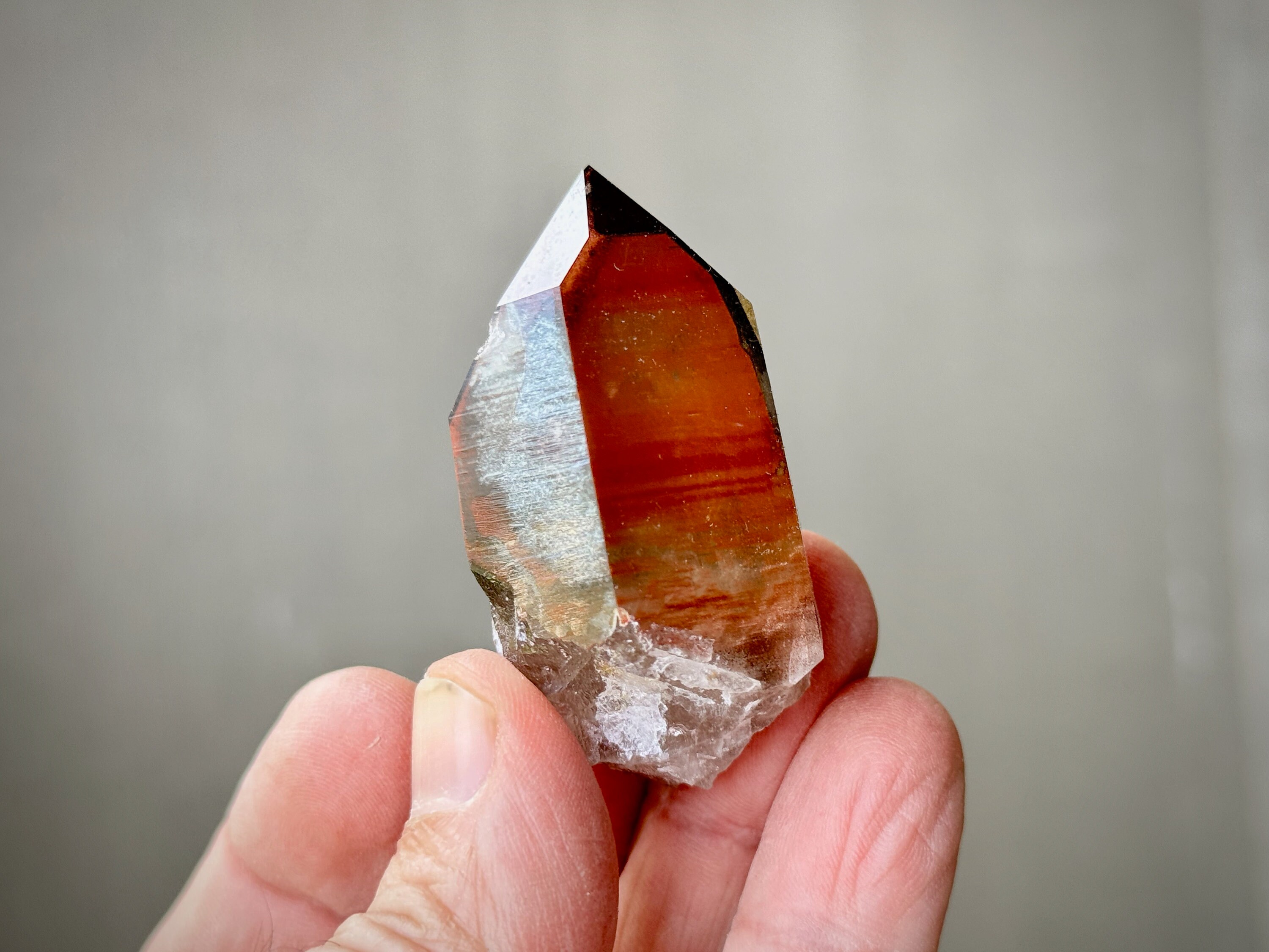 Red Hematite Quartz with Brilliant Red Hue, New Find, Grounding and ...