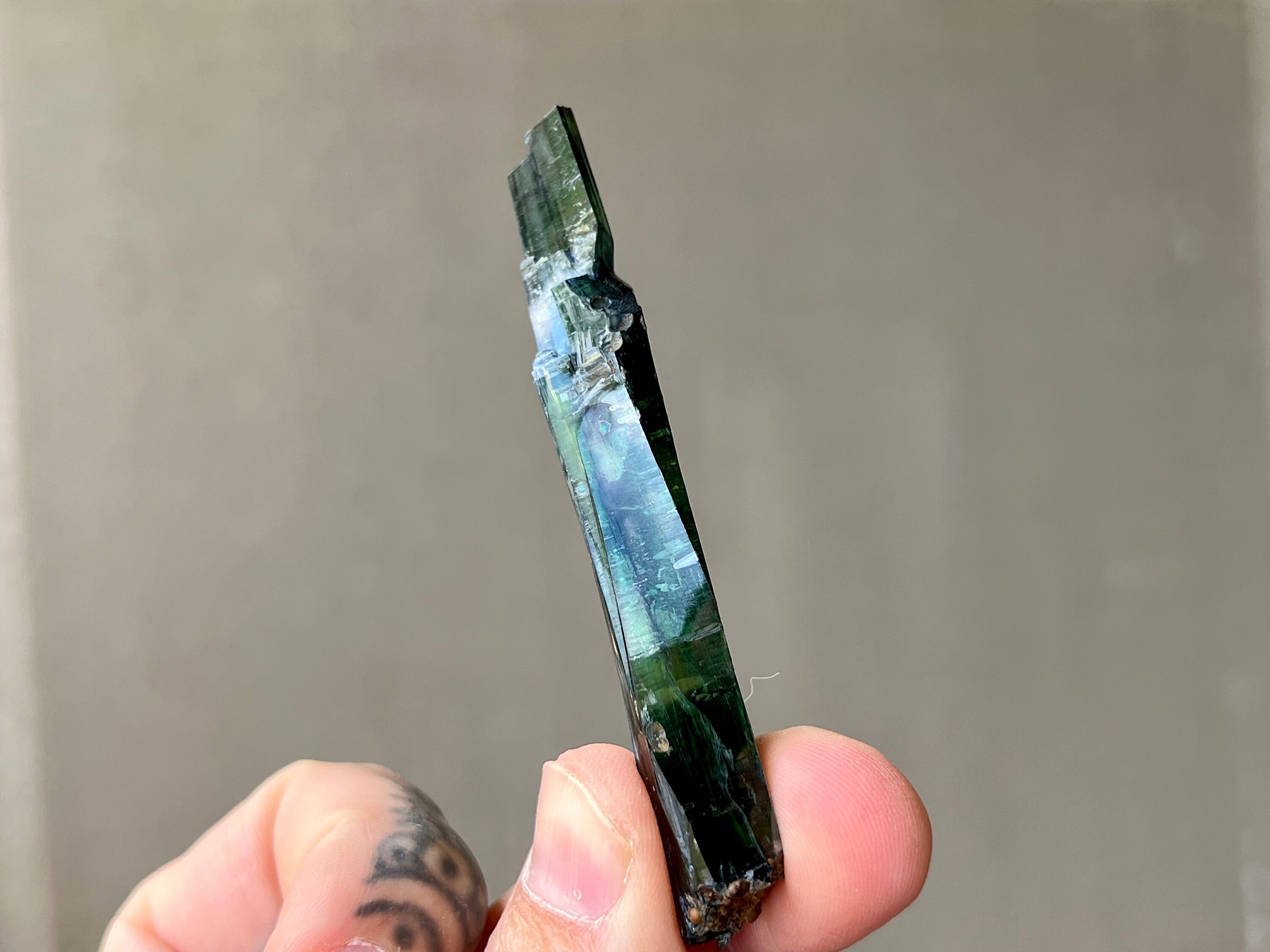 Vivianite Crystal (15g), New Find, Beautiful Deep Green Hue, Heart ...