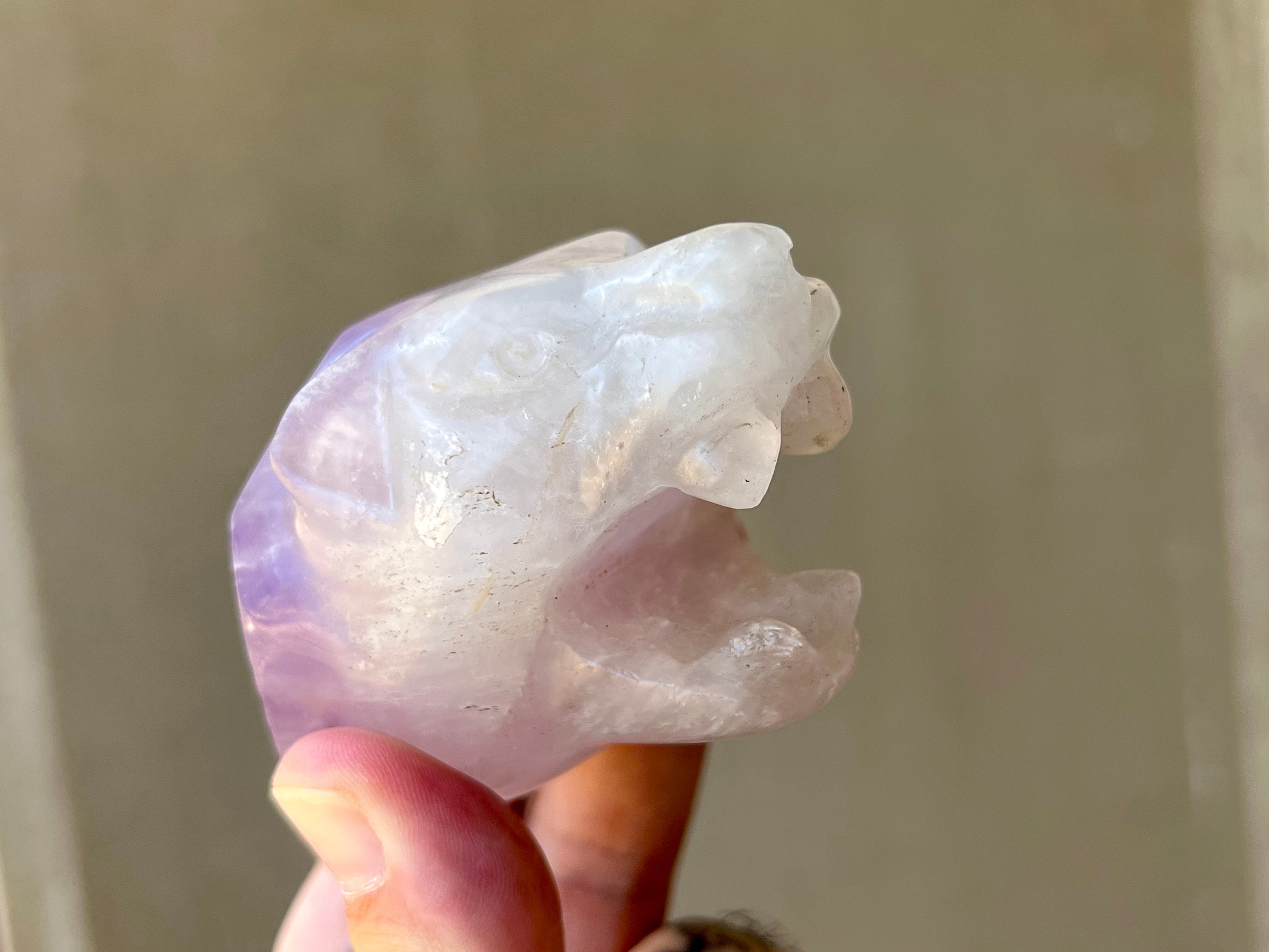 Amethyst Puma by Peruvian Artist Arturo Huarhua, Carved Amethyst ...