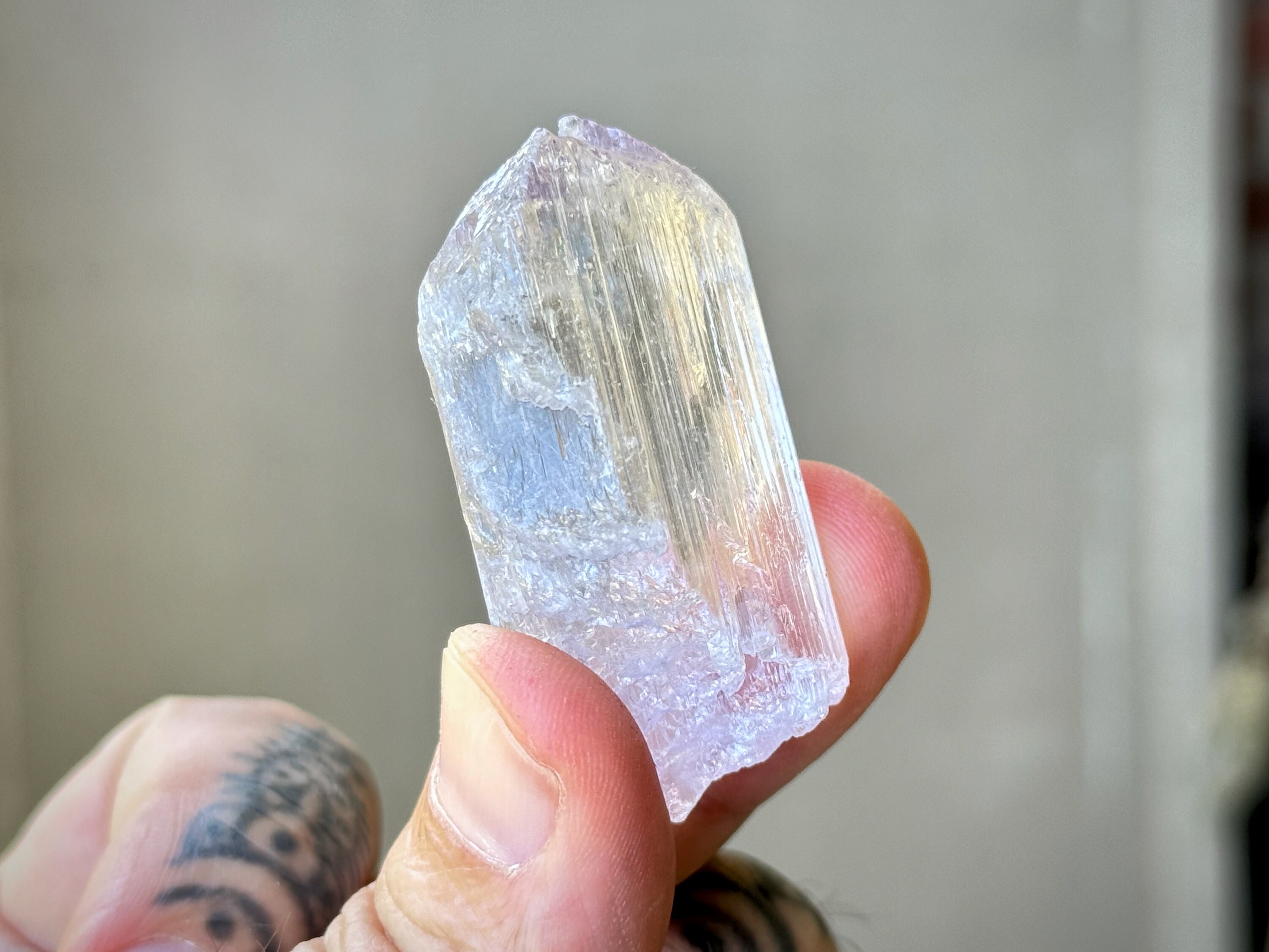 Purple Spodumene Kunzite with Pale Lilac Hue, 34.5g, Highest Quality ...